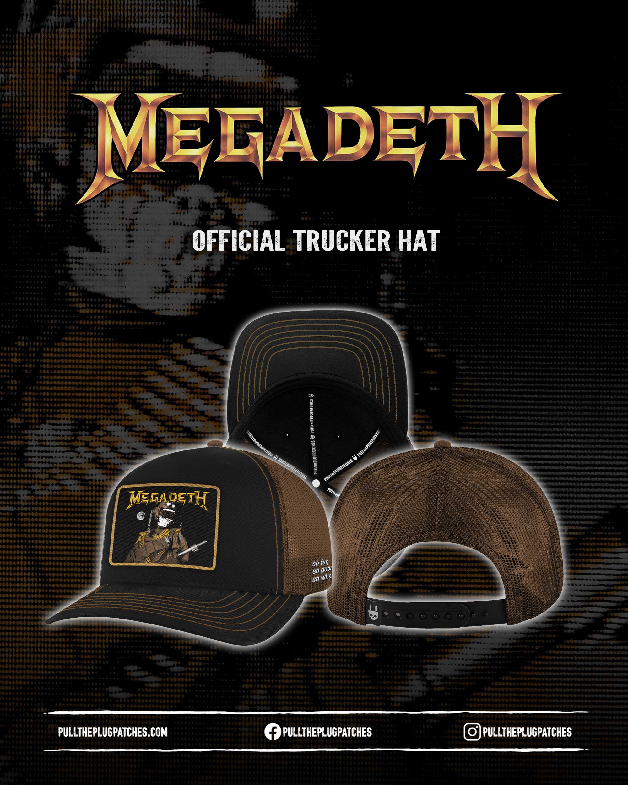 Megadeth - So Far, So Good... So What! - Trucker Hat – Pull The Plug ...