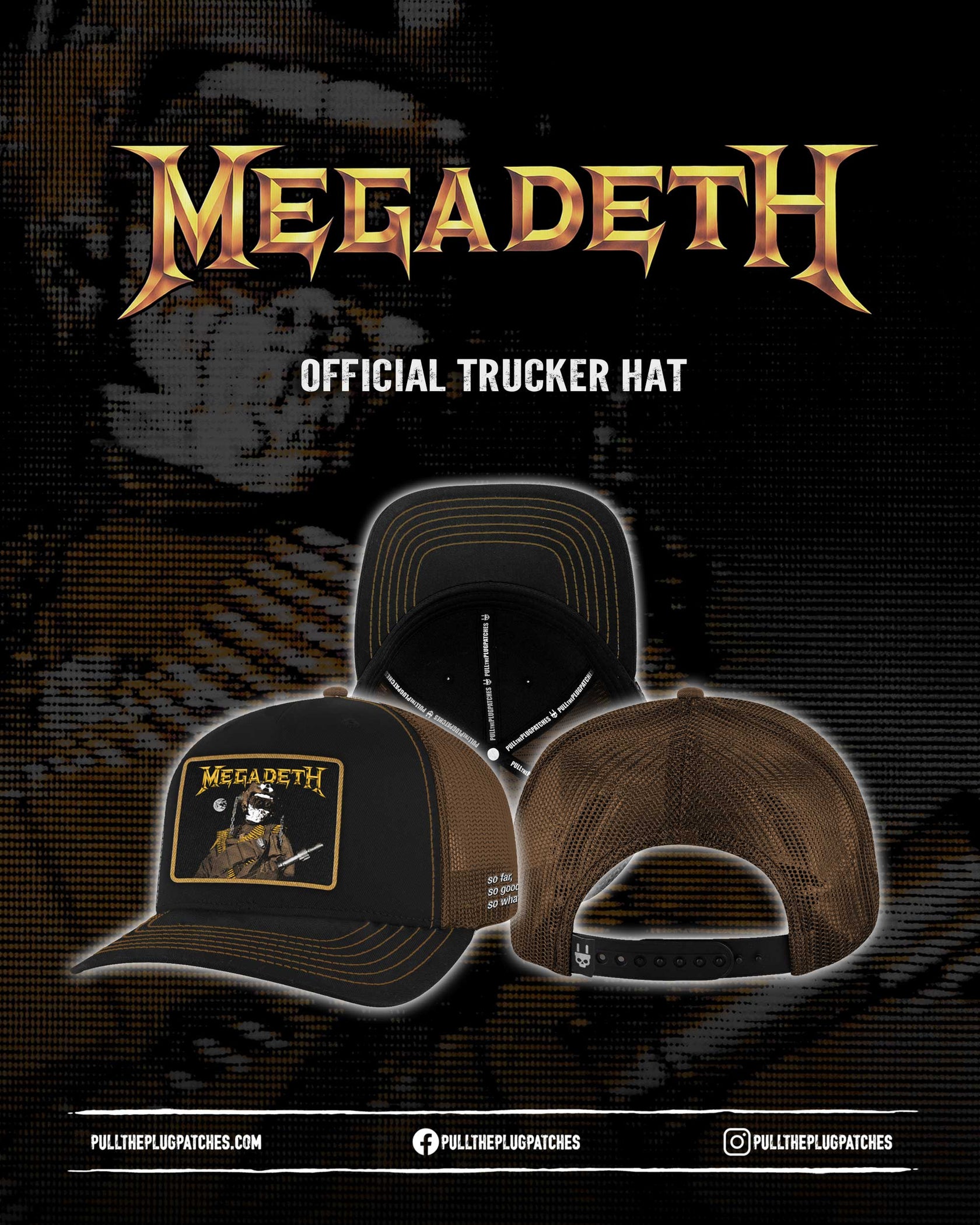 Megadeth - So Far, So Good... So What! - Trucker Hat – Pull The Plug ...