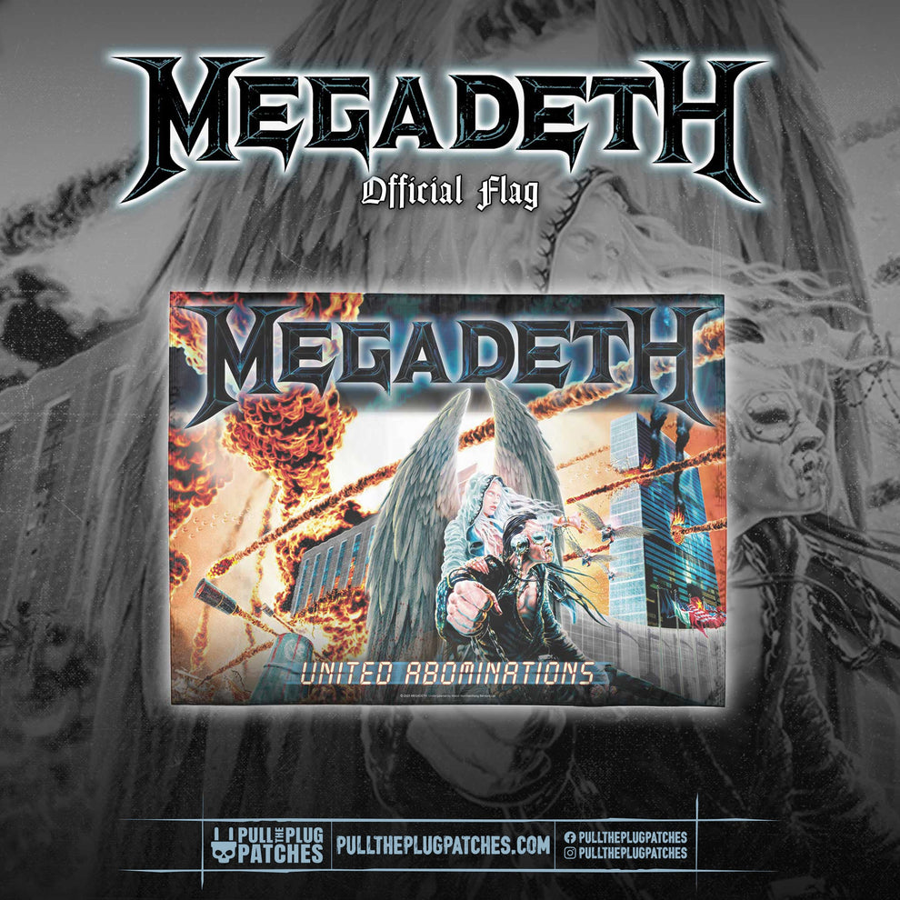 Megadeth - United Abominations - Flag – Pull The Plug Patches