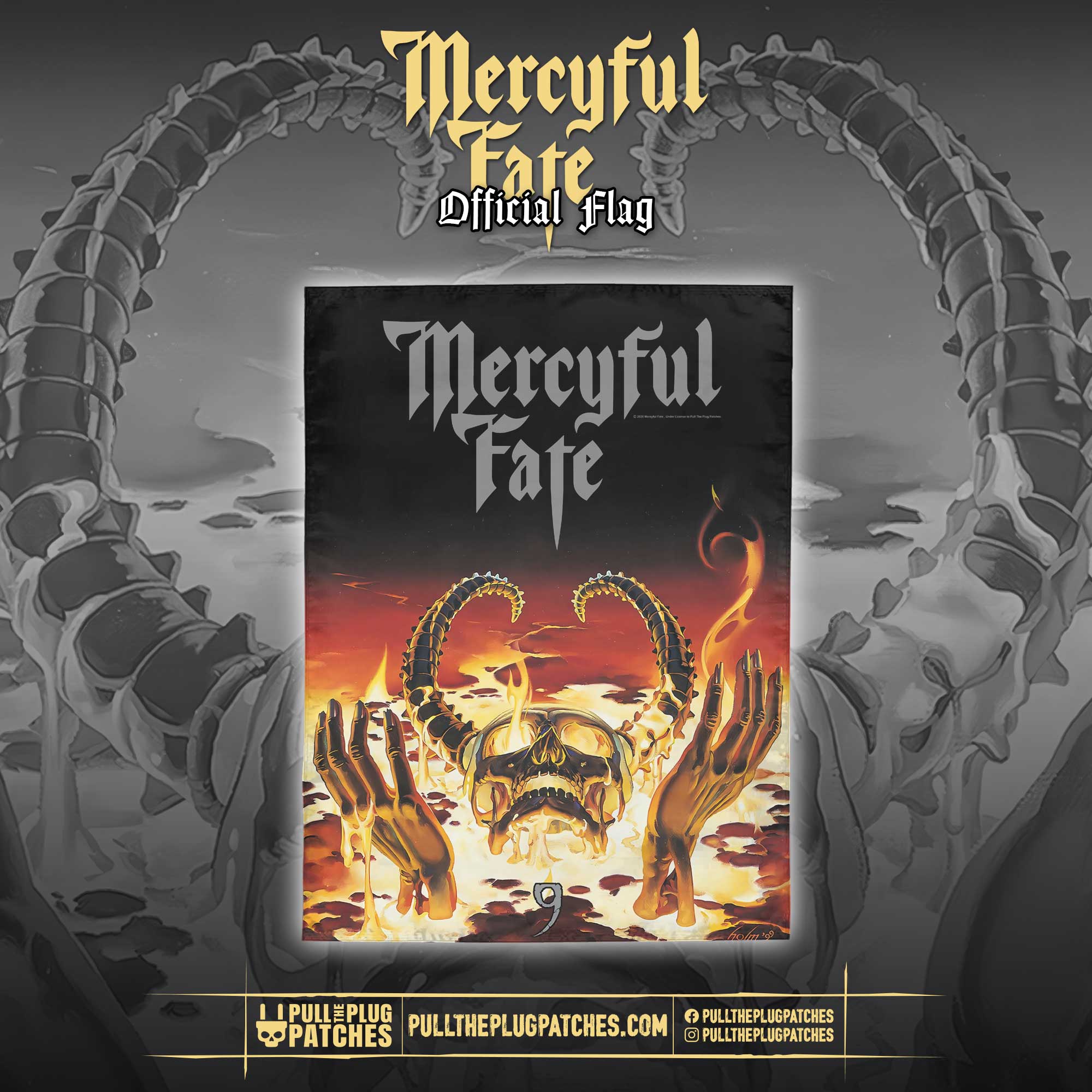 Mercyful Fate – Pull The Plug Patches