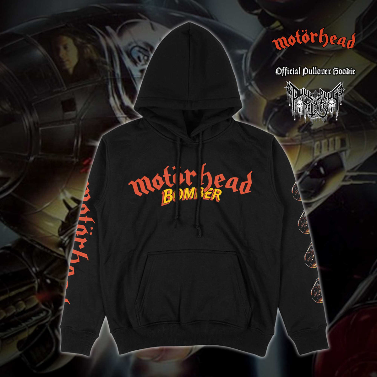 Motorhead - Bomber - Pullover Hoodie – Pull The Plug Patches