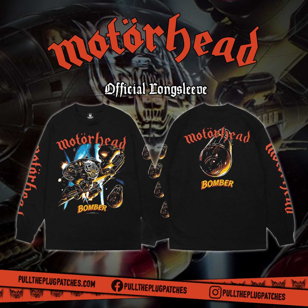 Motorhead - Bomber - Longsleeve Shirt – Pull The Plug Patches