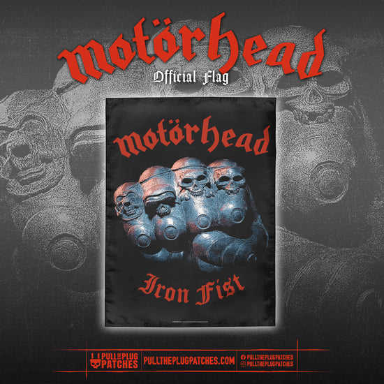 Motorhead - Iron Fist - Flag – Pull The Plug Patches