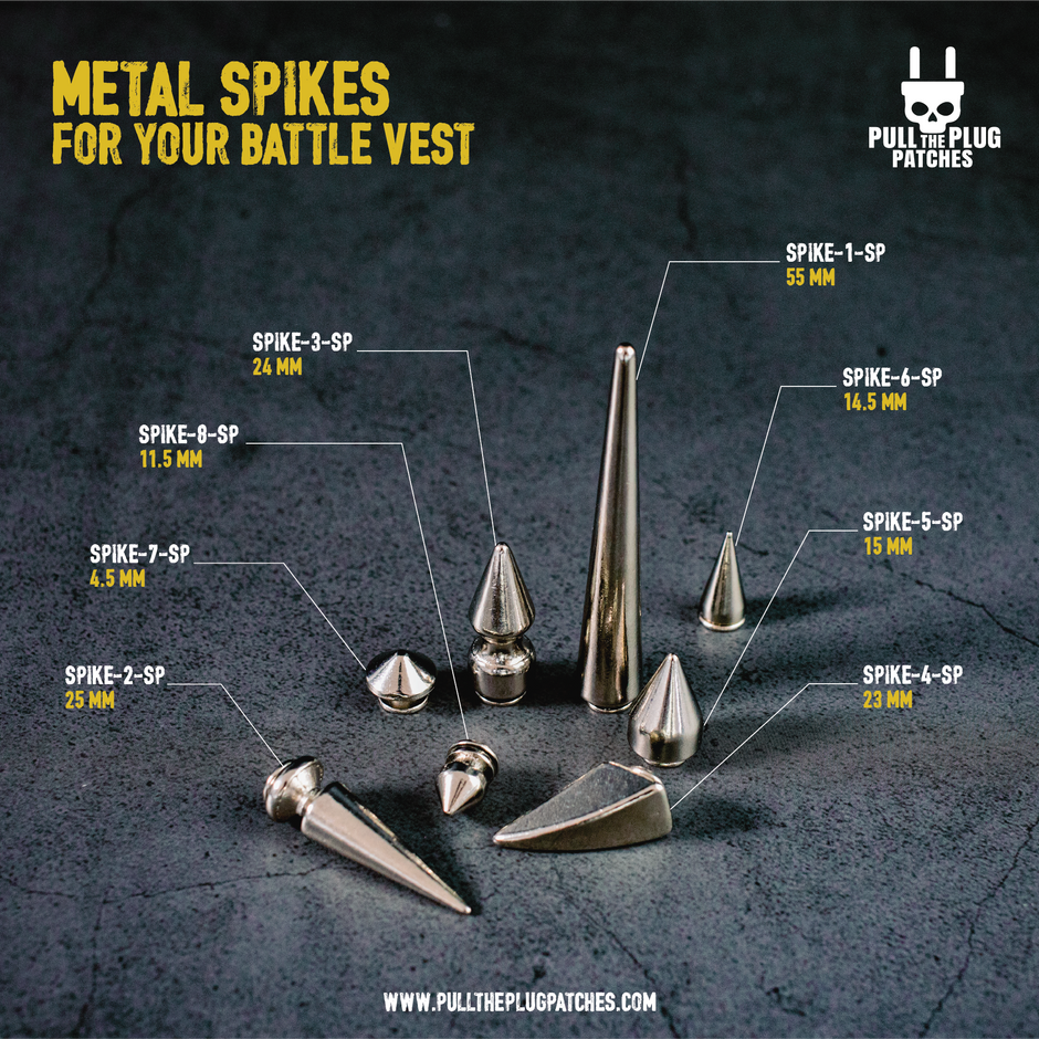 Metal Spikes – Pull The Plug Patches