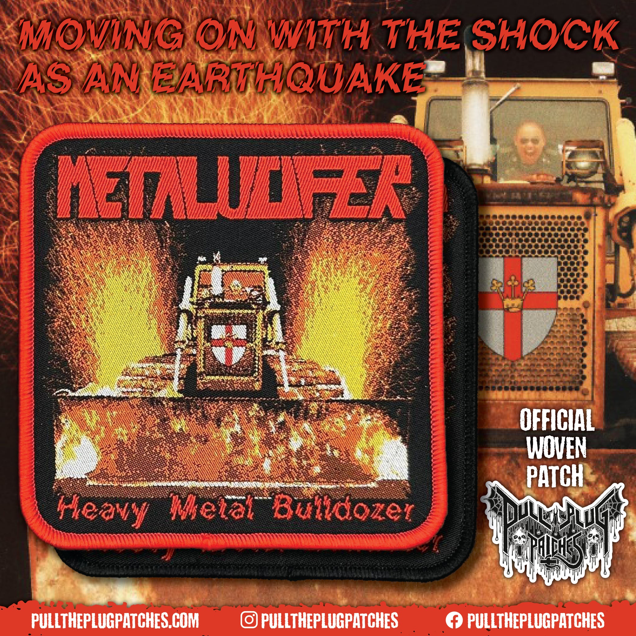 Bulldozer – Pull The Plug Patches