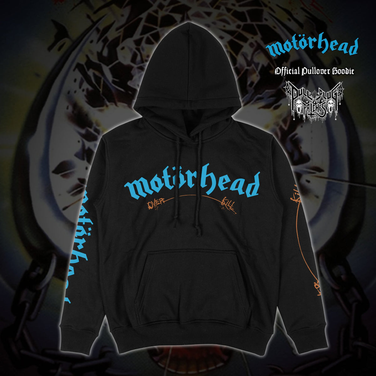 Motorhead - Overkill - Pullover Hoodie – Pull The Plug Patches