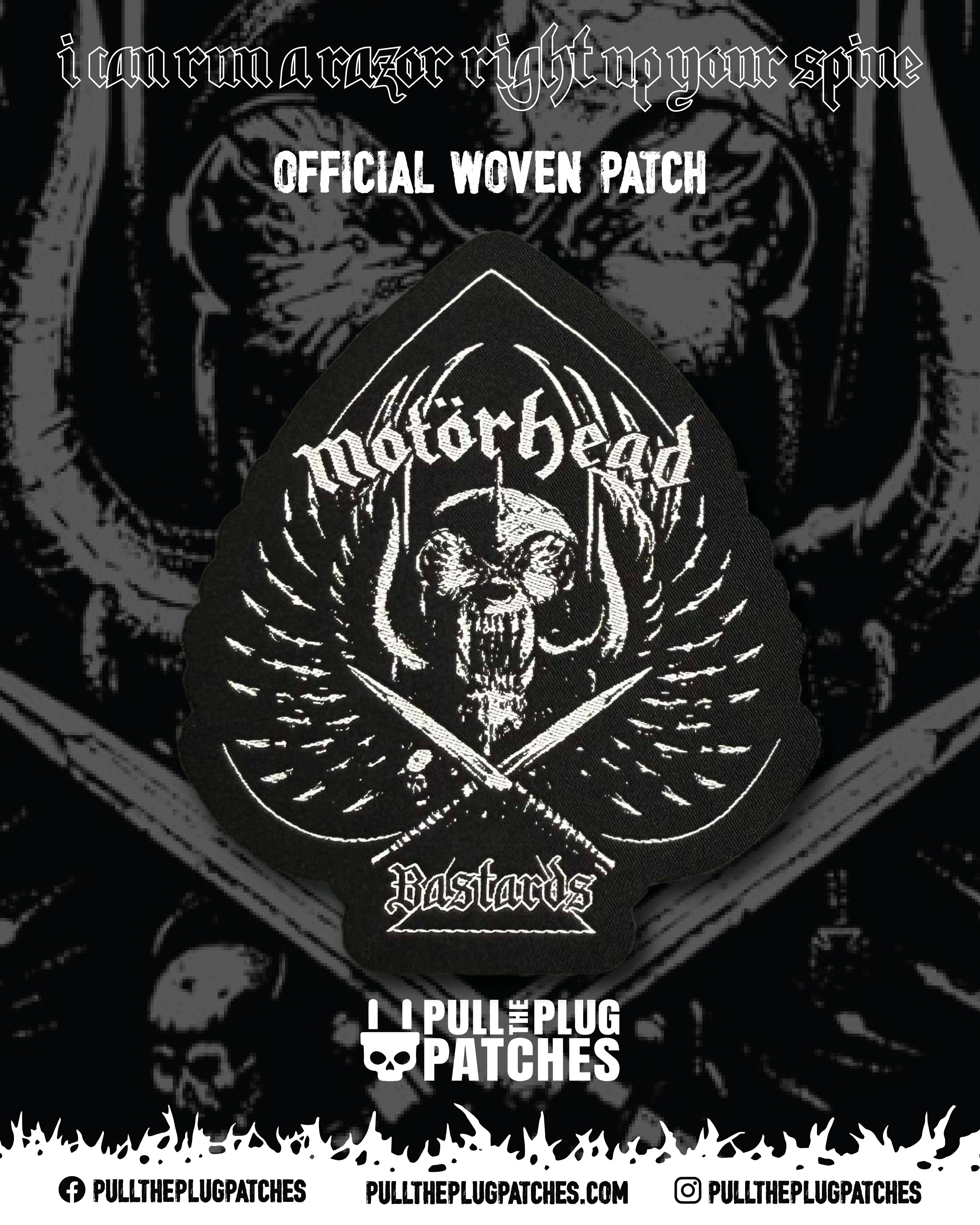 Motörhead - Bastards - Laser Cut Patch – Pull The Plug Patches