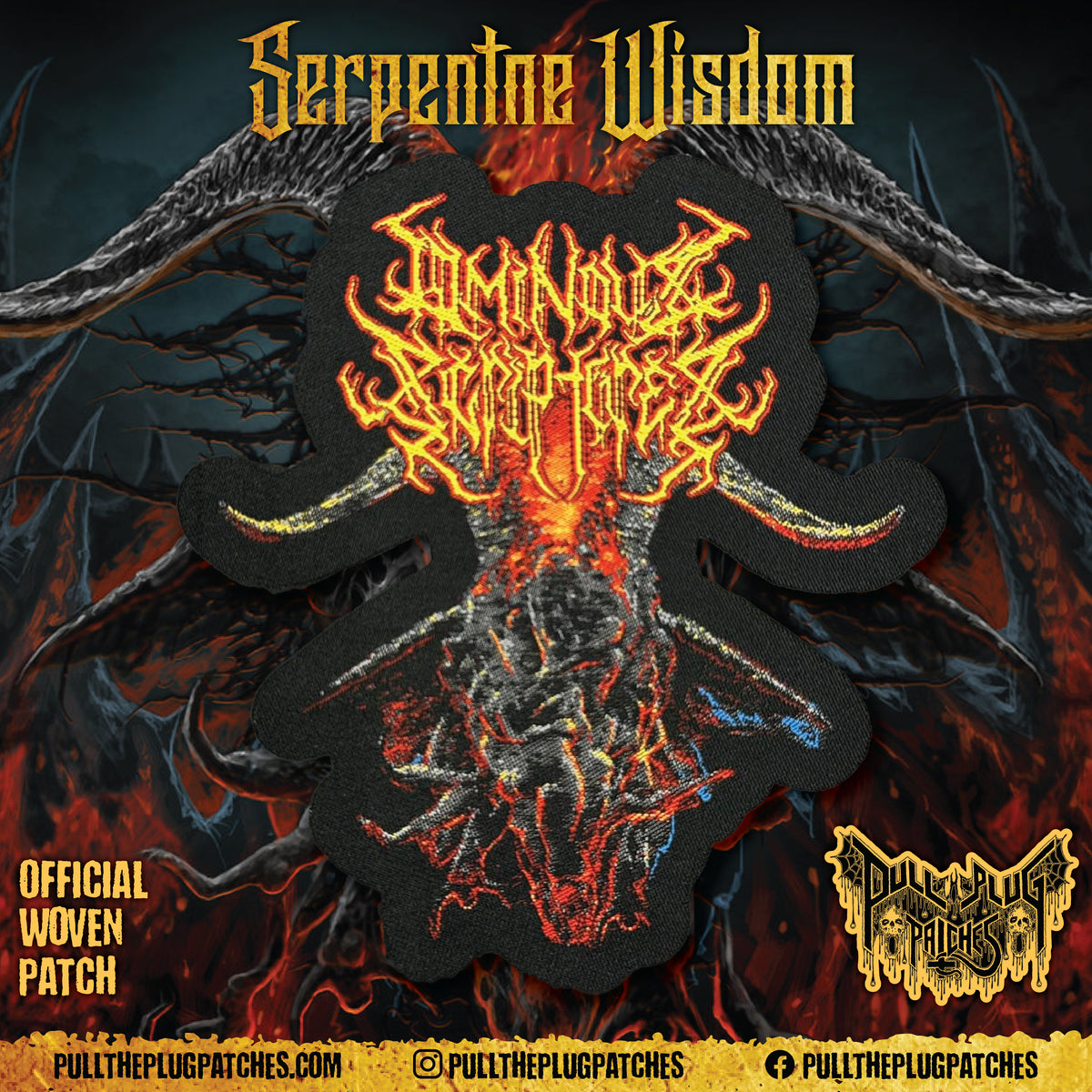 Ominous Scriptures - Rituals of Mass Self-Ignition – Pull The Plug Patches