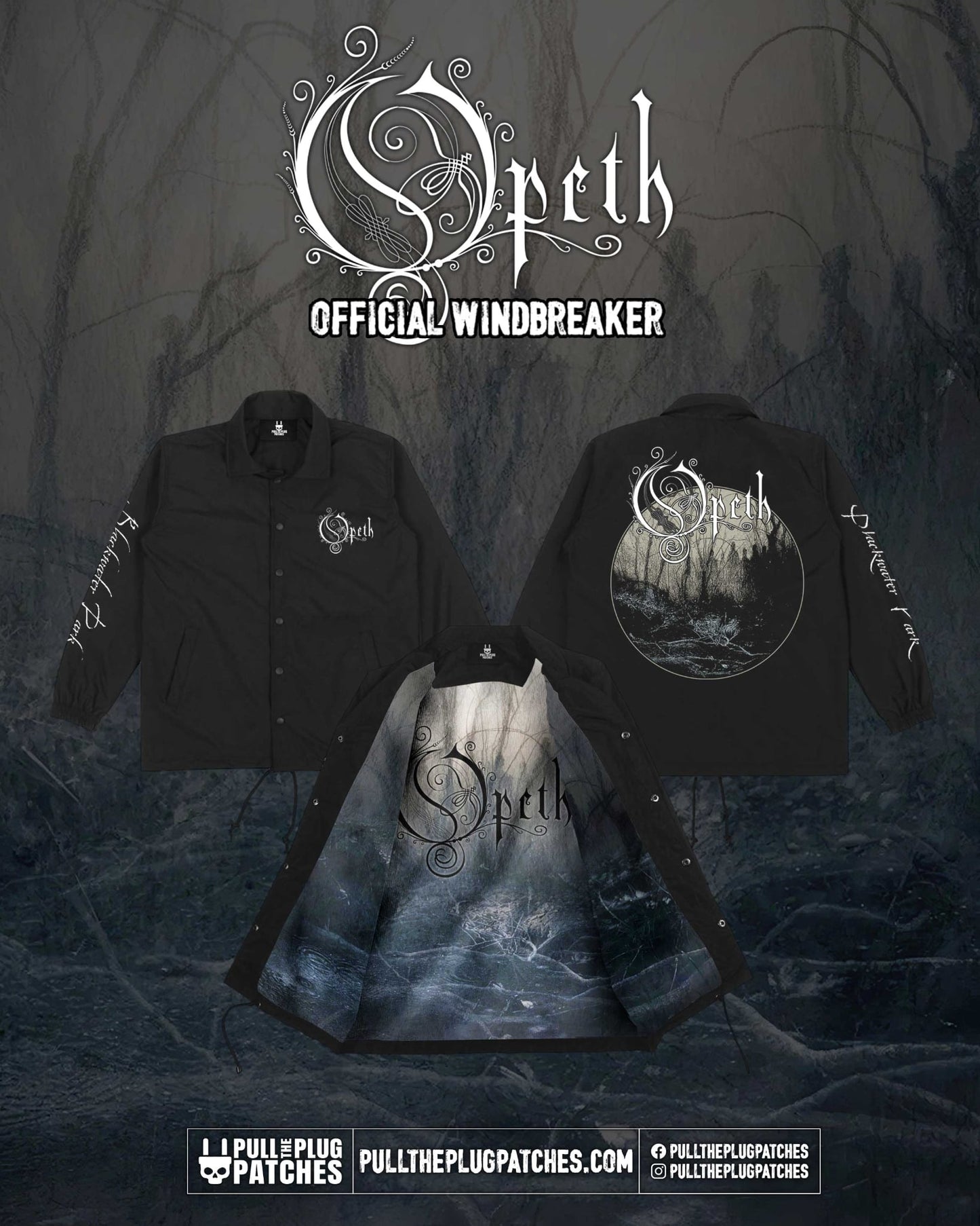Opeth - Blackwater Park - Windbreaker – Pull The Plug Patches