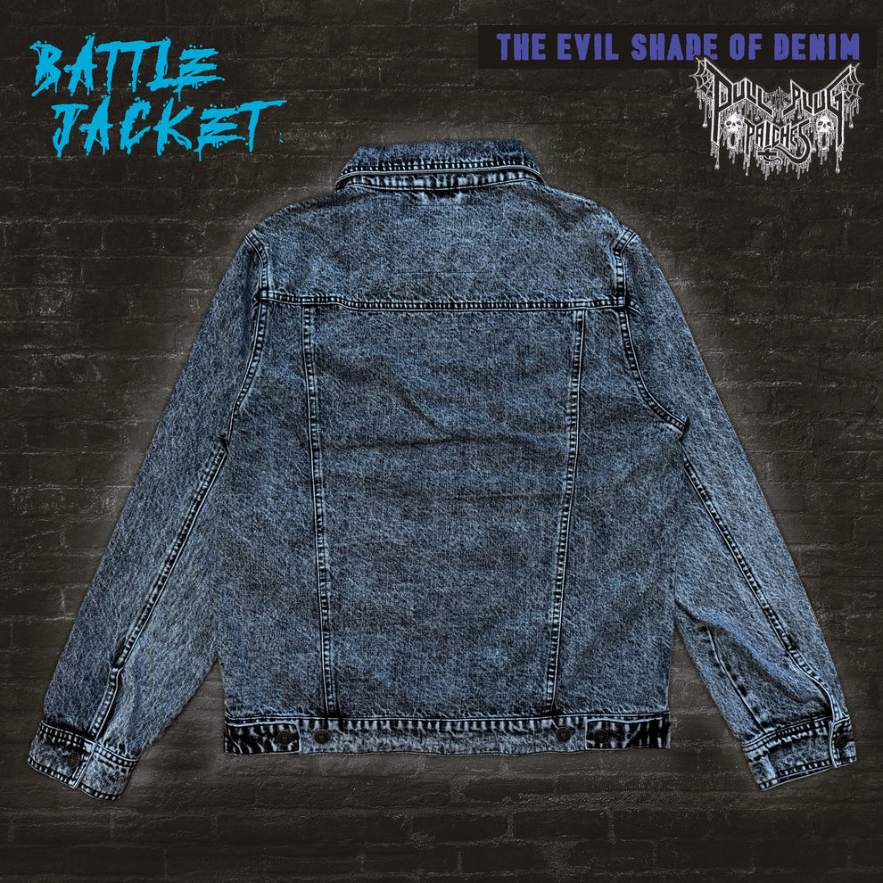 The Evil Shade of Denim - Jacket – Pull The Plug Patches