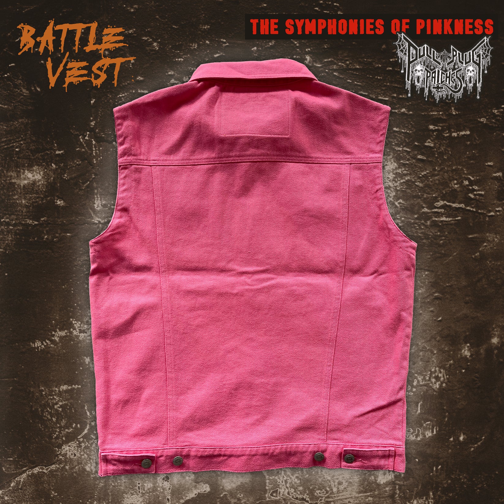The Symphonies of Pinkness - Vest – Pull The Plug Patches