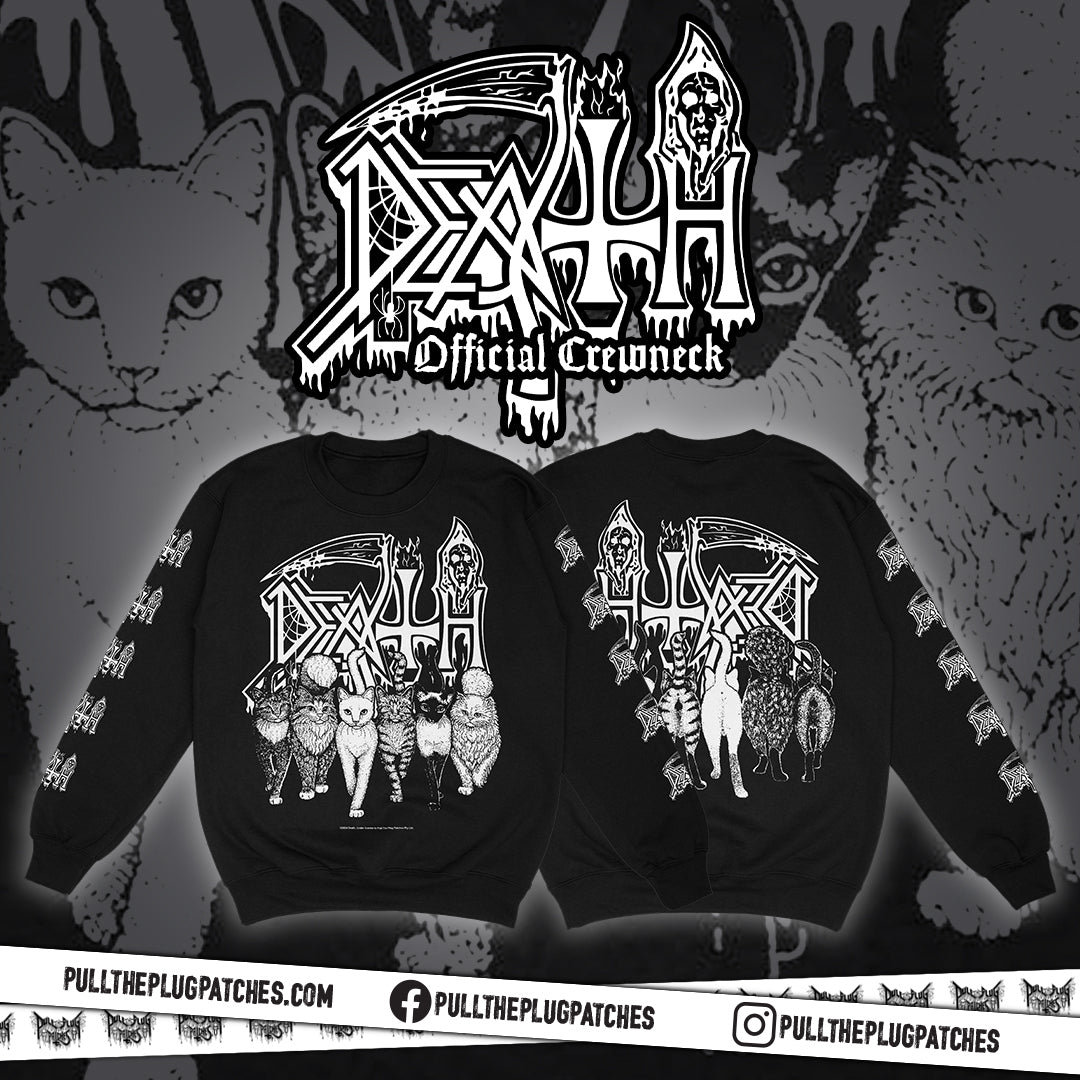 Death - Kittens - Crewneck Sweater – Pull The Plug Patches