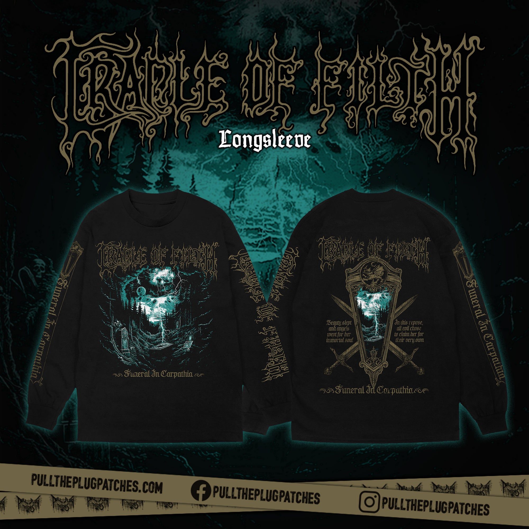 Cradle Of Filth - Funeral In Carpathia - Longsleeve Shirt – Pull The ...