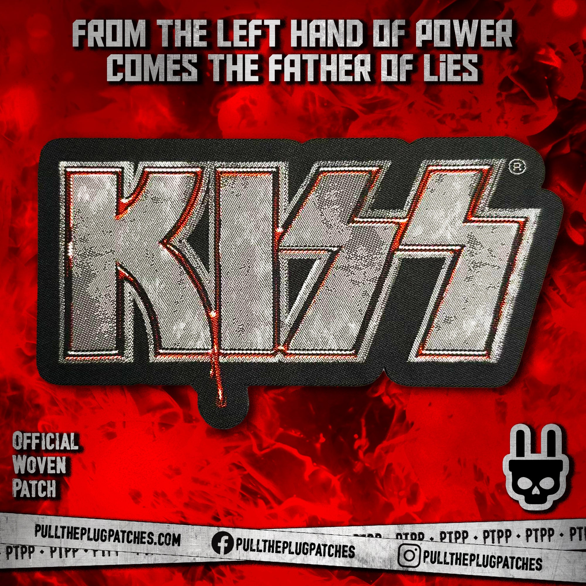 Kiss – Pull The Plug Patches