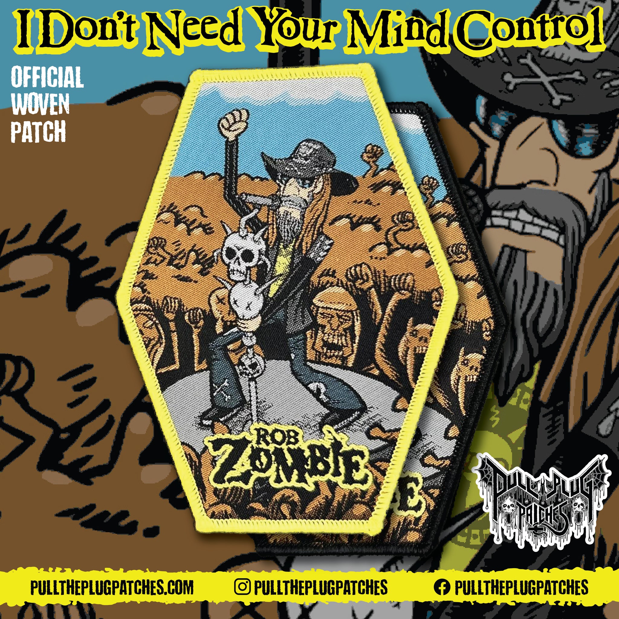 Rob Zombie - Shake Your Ass-Smoke Your Grass – Pull The Plug Patches