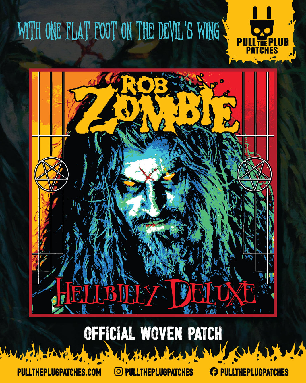 Rob Zombie – Pull The Plug Patches
