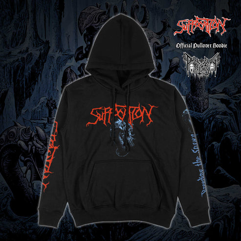 Suffocation - Breeding The Spawn - Pullover Hoodie – Pull The Plug Patches