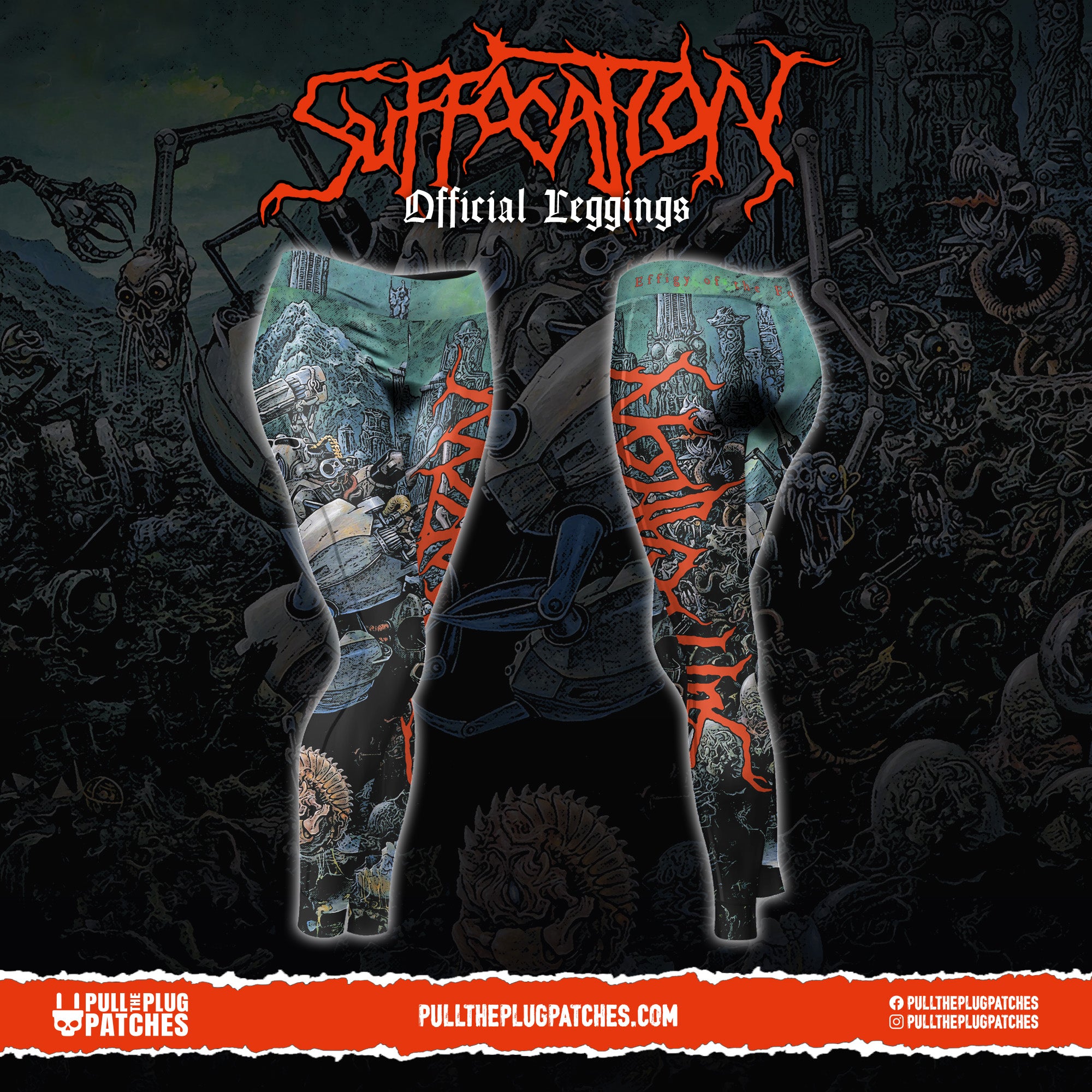 Suffocation - Effigy Of The Forgotten - Leggings – Pull The Plug Patches