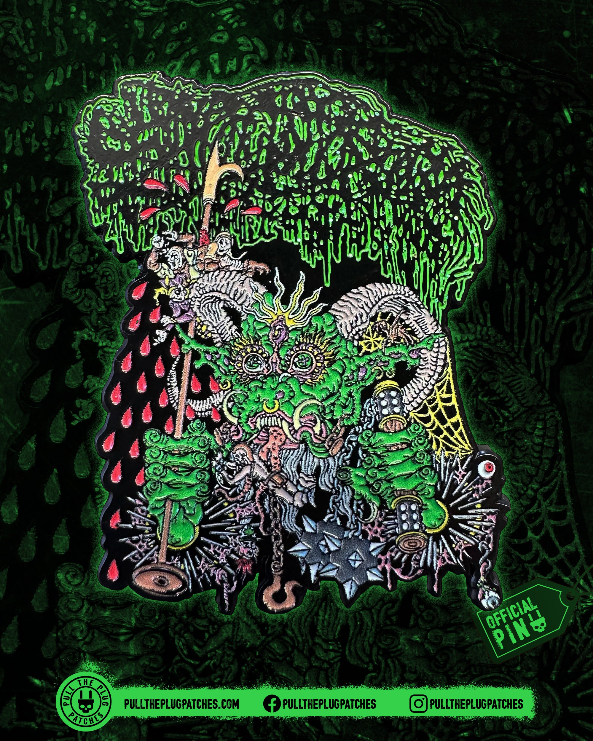 Sanguisugabogg - Urinary Ichor - Pin – Pull The Plug Patches