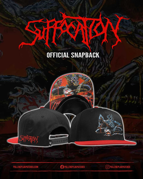 Suffocation - Human Waste - Snapback Hat – Pull The Plug Patches