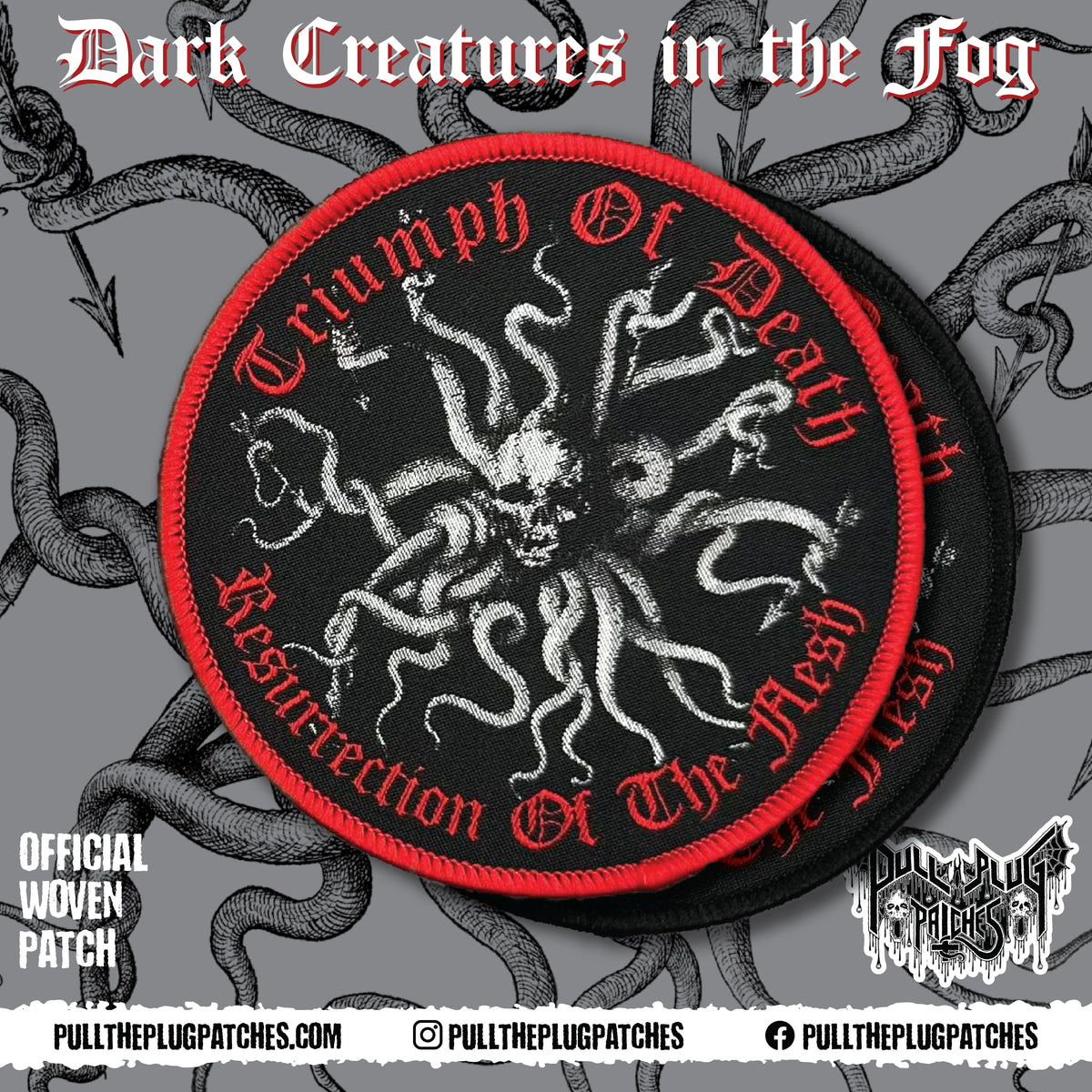 Triumph Of Death - Resurrection Of The Flesh – Pull The Plug Patches