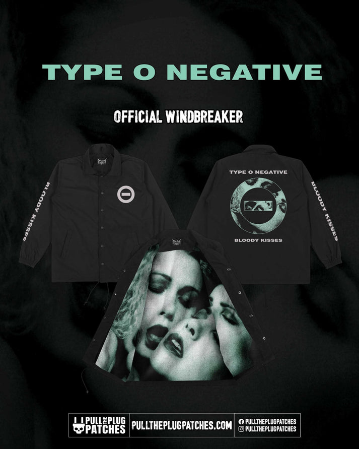 Type O Negative - Bloody Kisses - Windbreaker – Pull The Plug Patches