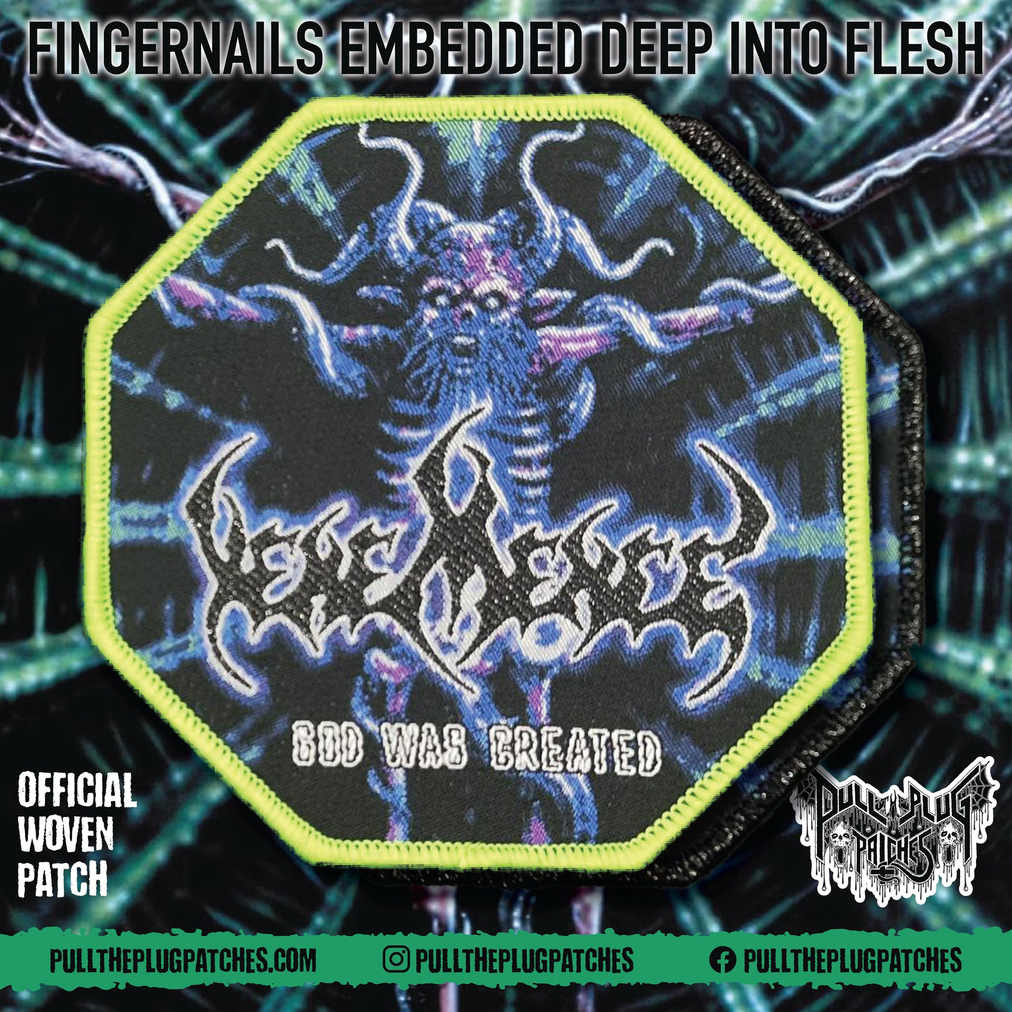 Vehemence - God Was Created – Pull The Plug Patches