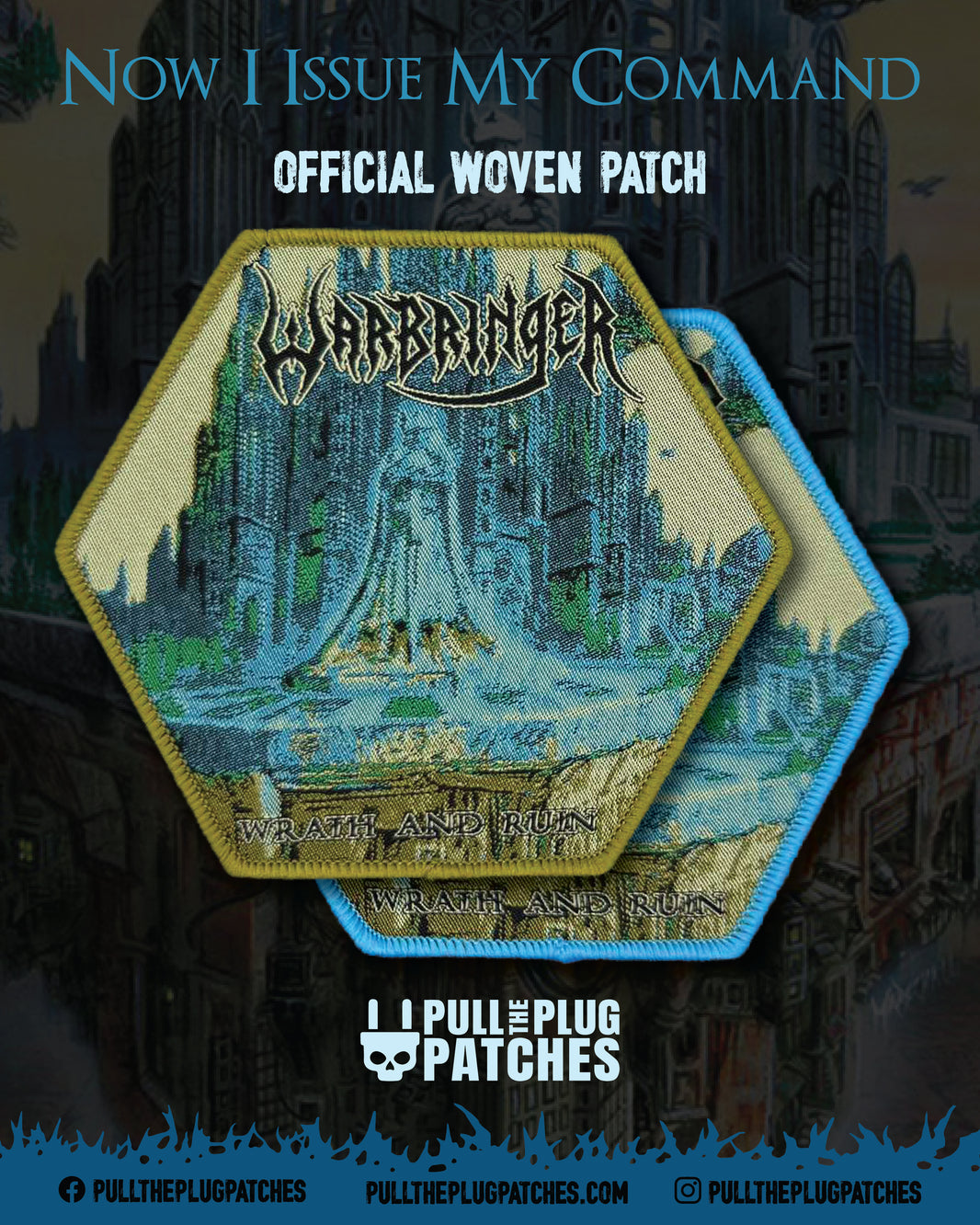 Warbringer – Pull The Plug Patches