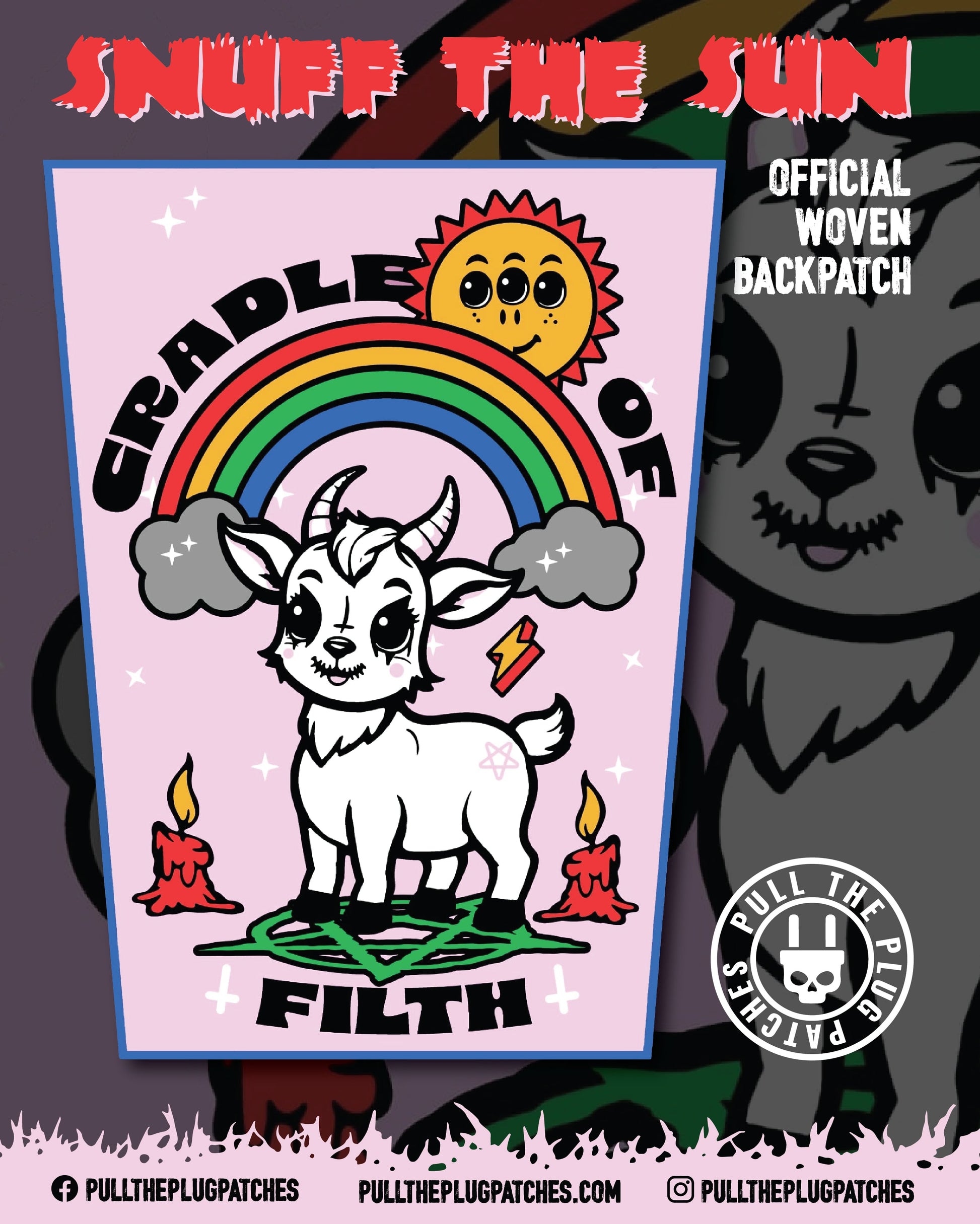 Cradle Of Filth - Goat - Backpatch – Pull The Plug Patches