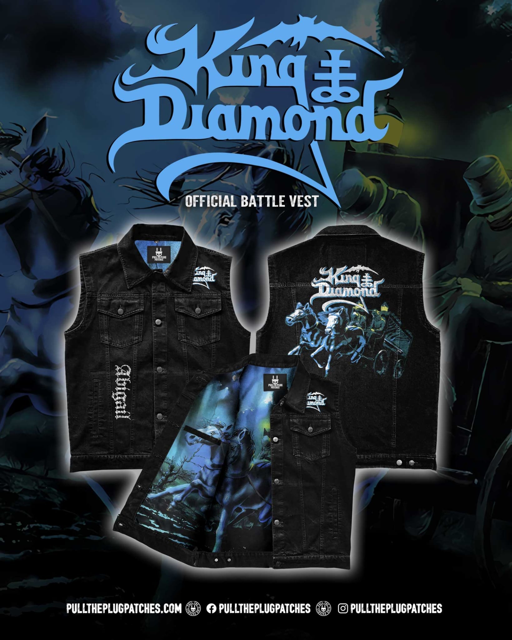 King Diamond - Abigail - Vest – Pull The Plug Patches