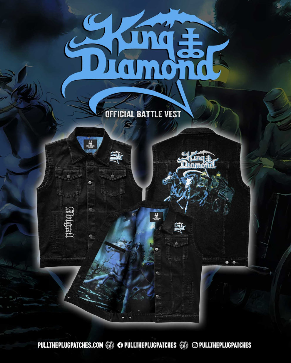 King Diamond - Abigail - Vest – Pull The Plug Patches