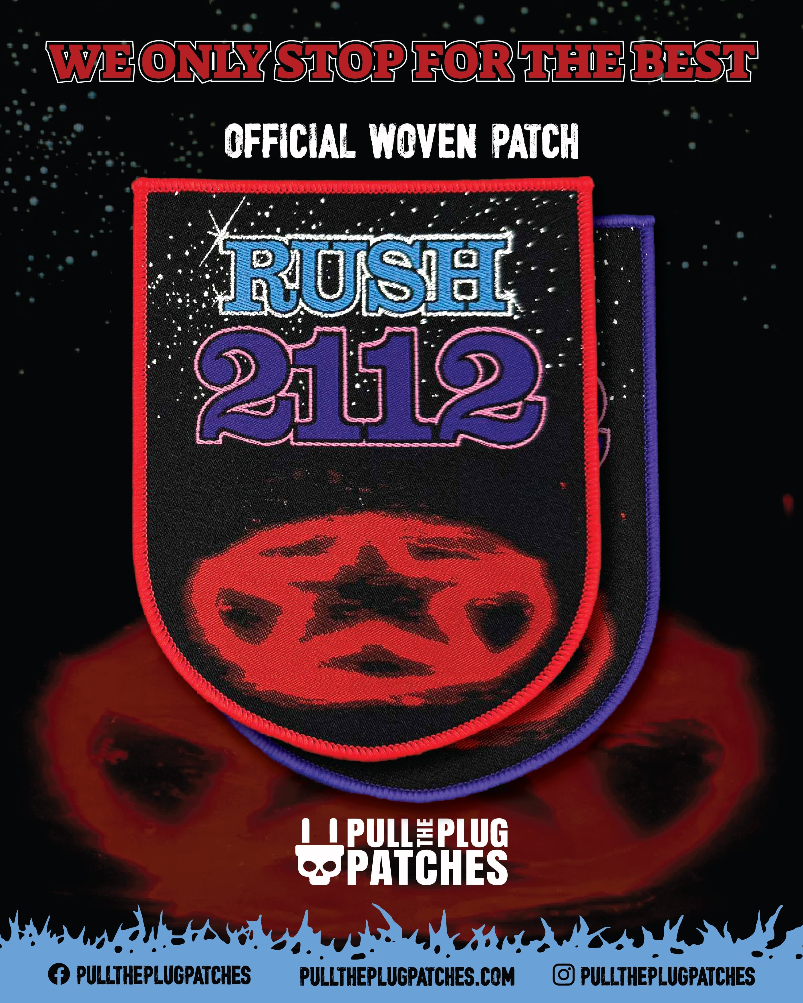 Rush - 2112 - Patch – Pull The Plug Patches