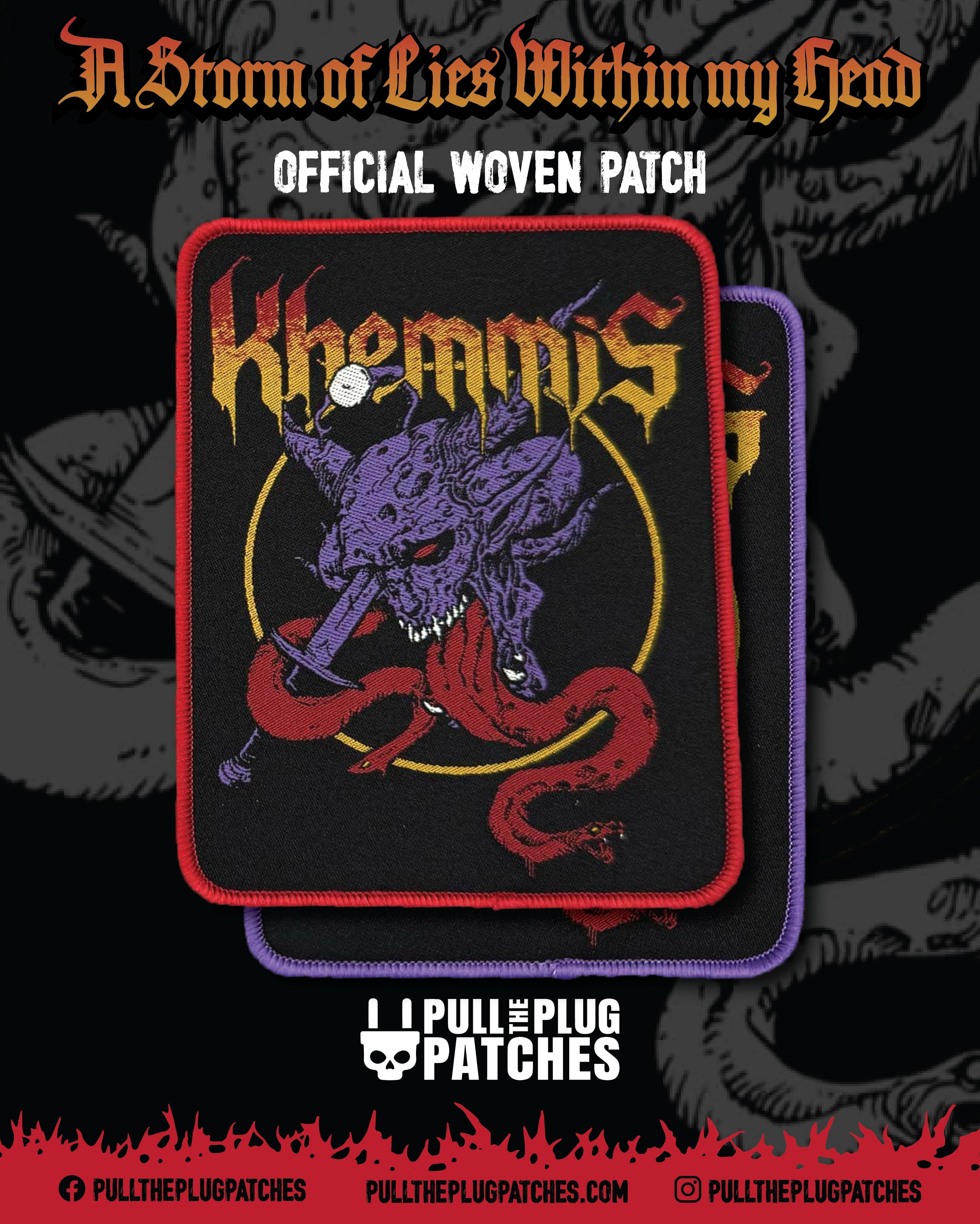 Khemmis - Living Pyre - Patch – Pull The Plug Patches