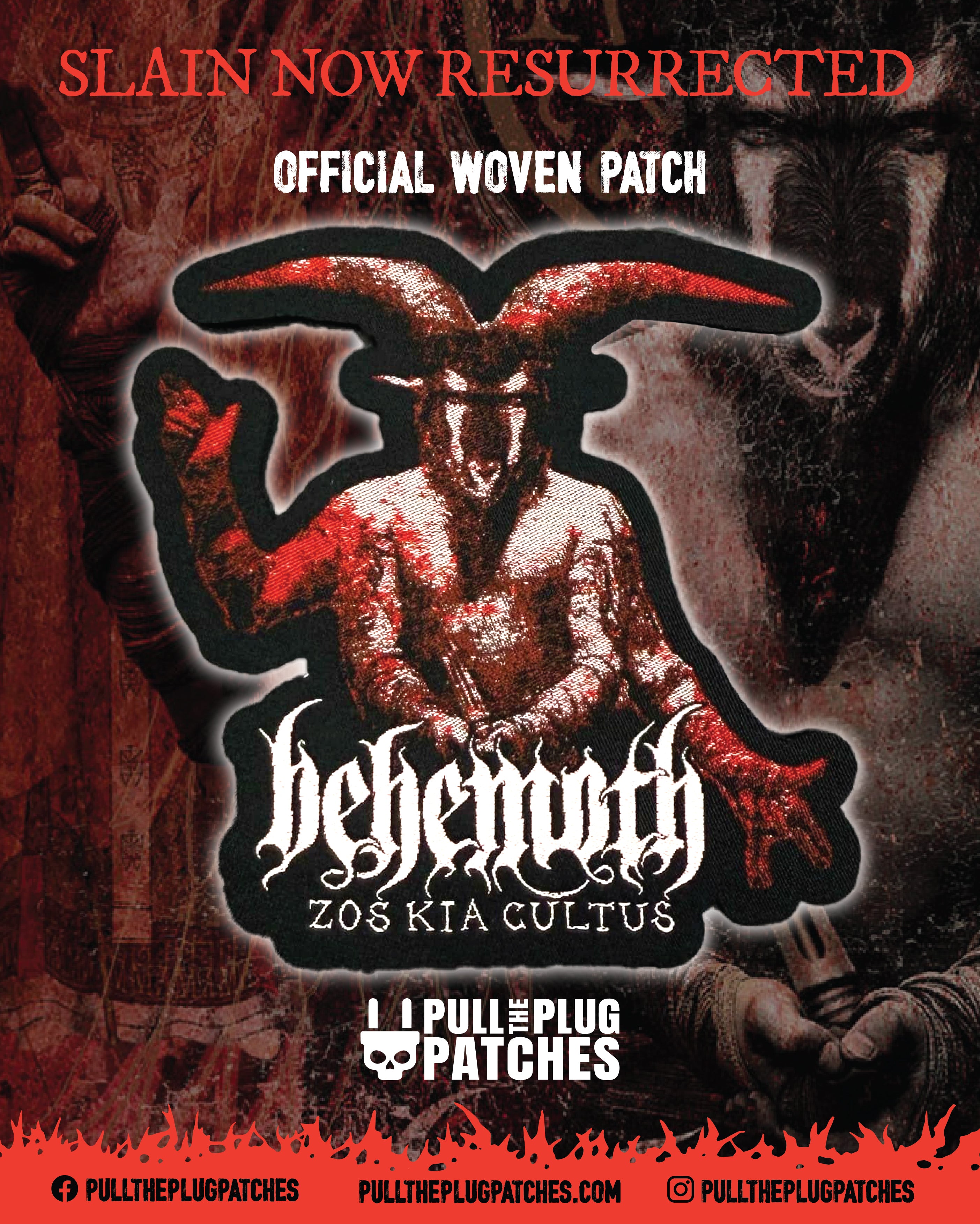 Behemoth - Zos Kia Cultus - Patch – Pull The Plug Patches