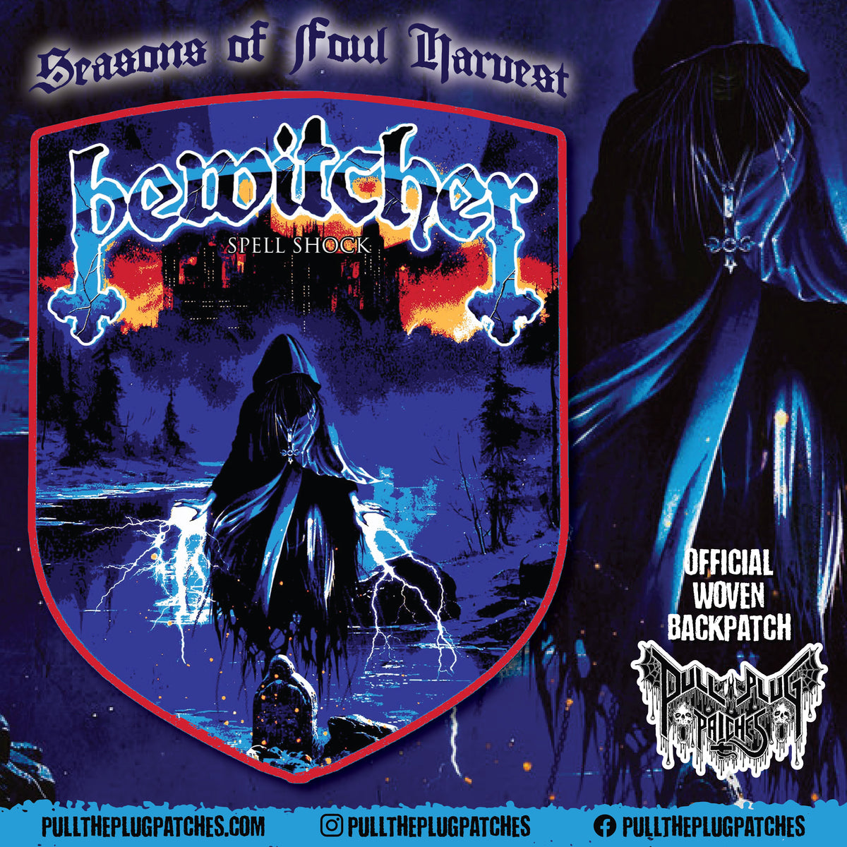 Bewitcher - Spell Shock - Backpatch – Pull The Plug Patches