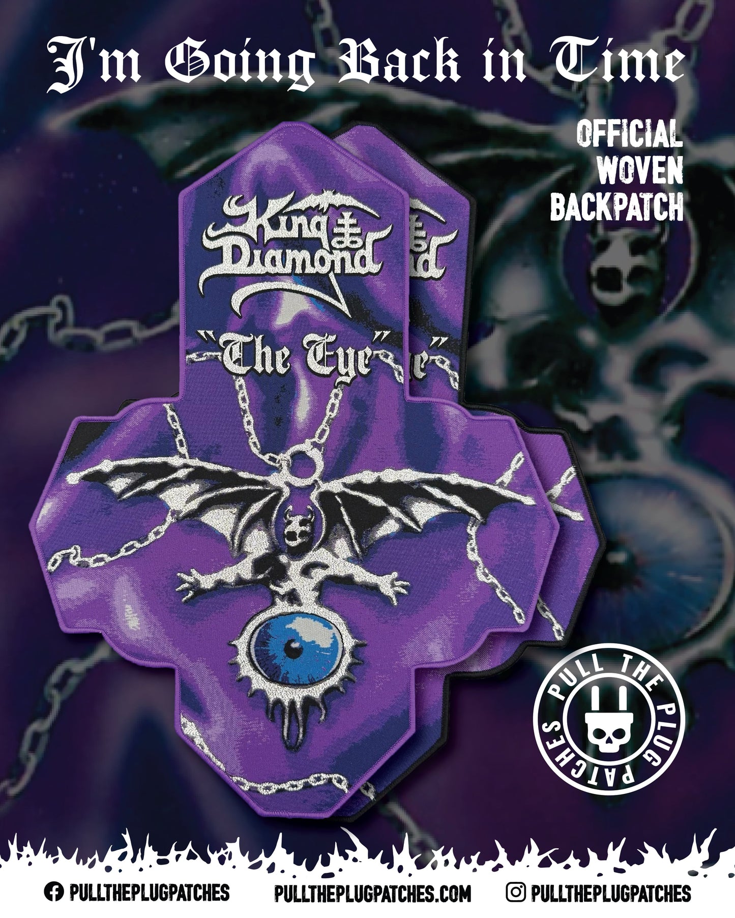 King Diamond - The Eye - Backpatch – Pull The Plug Patches