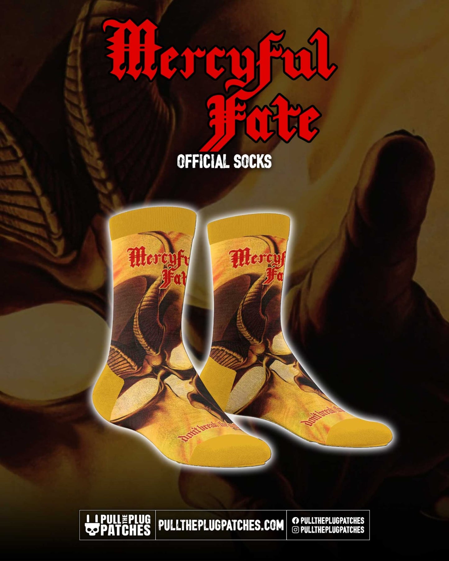 Mercyful Fate - Dont Break The Oath - Socks – Pull The Plug Patches