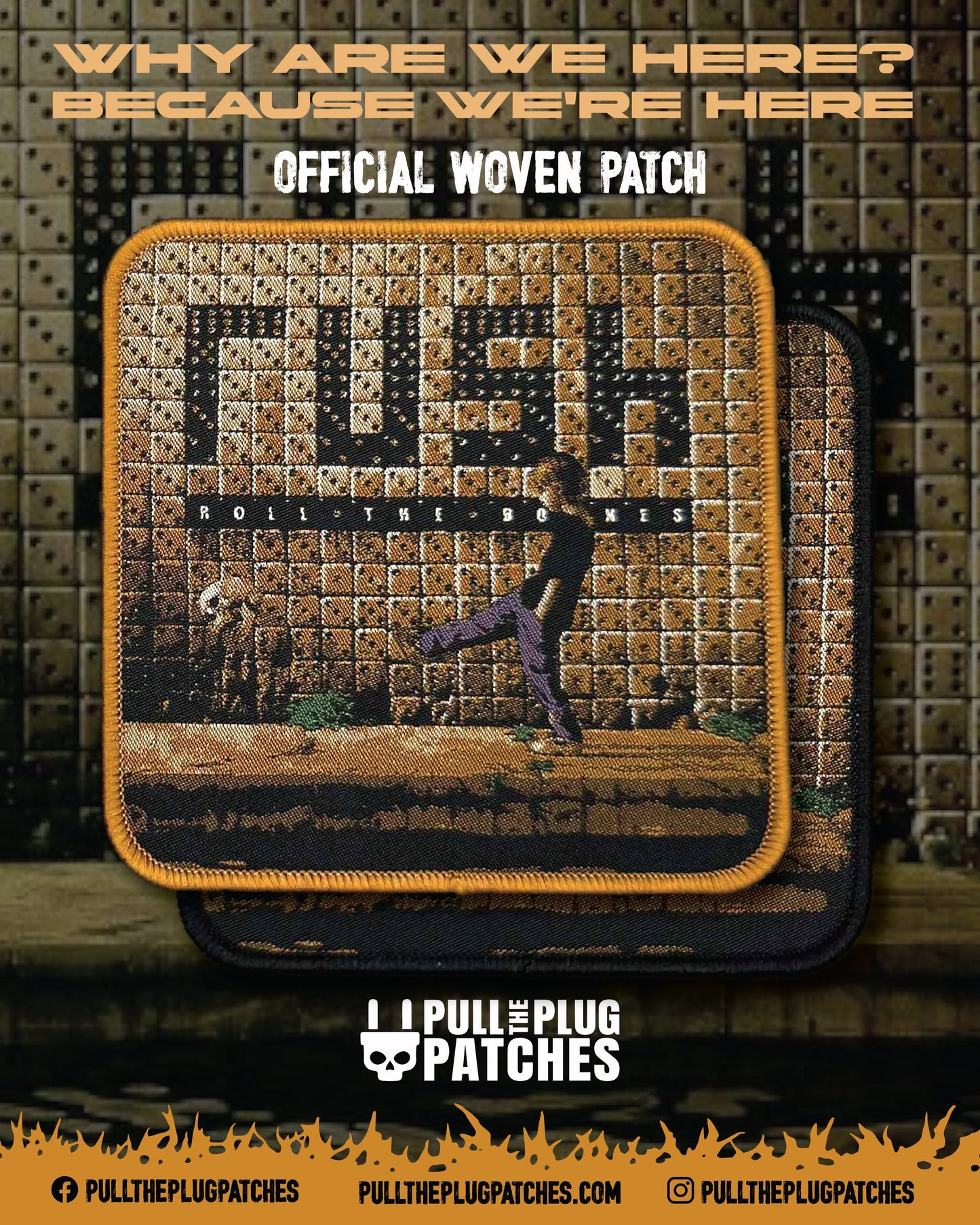 Rush - Roll The Bones - Patch – Pull The Plug Patches
