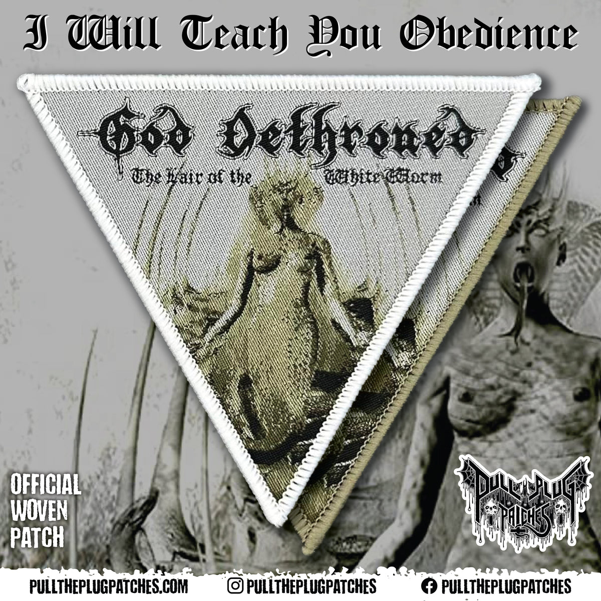 God Dethroned - The Lair Of The White Worm – Pull The Plug Patches