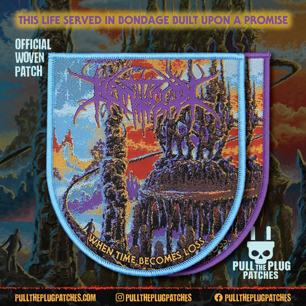 Hemotoxin - When Time Becomes Loss - Patch – Pull The Plug Patches