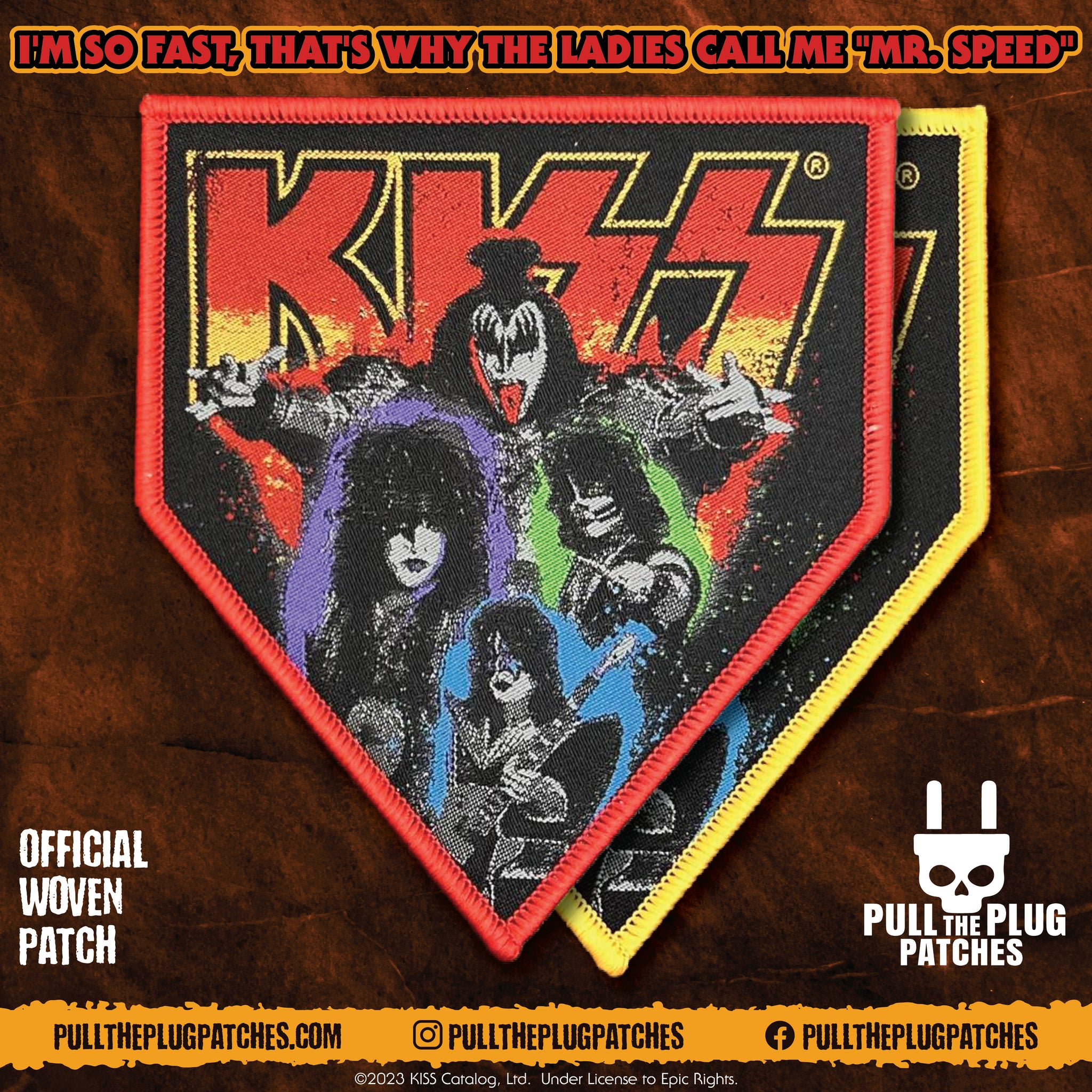 Kiss – Pull The Plug Patches