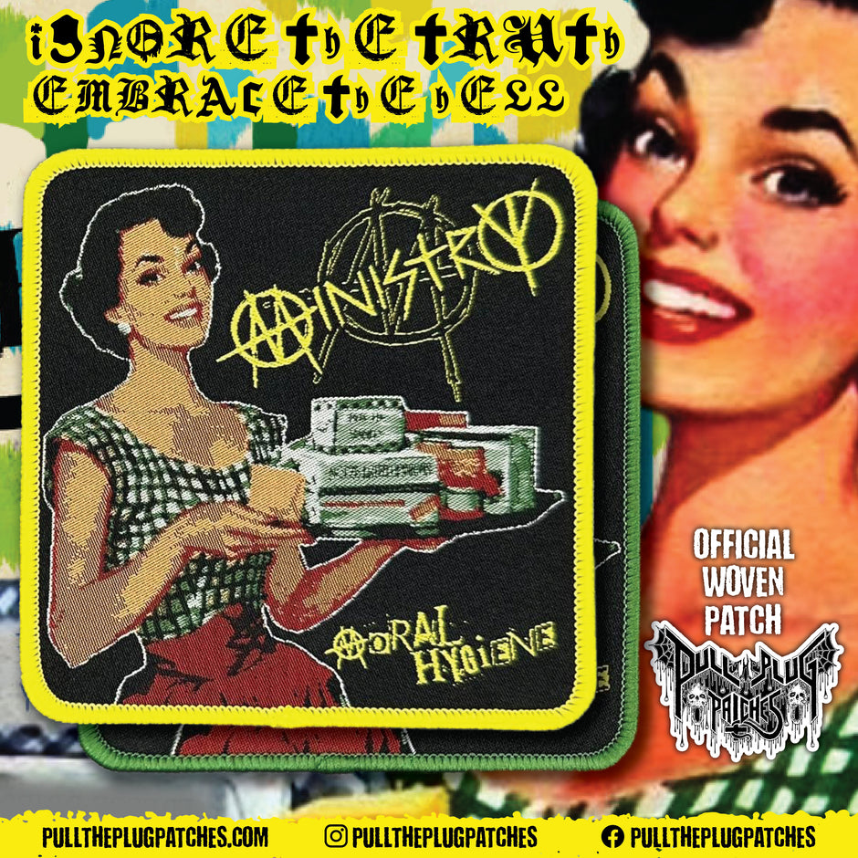 Ministry – Pull The Plug Patches