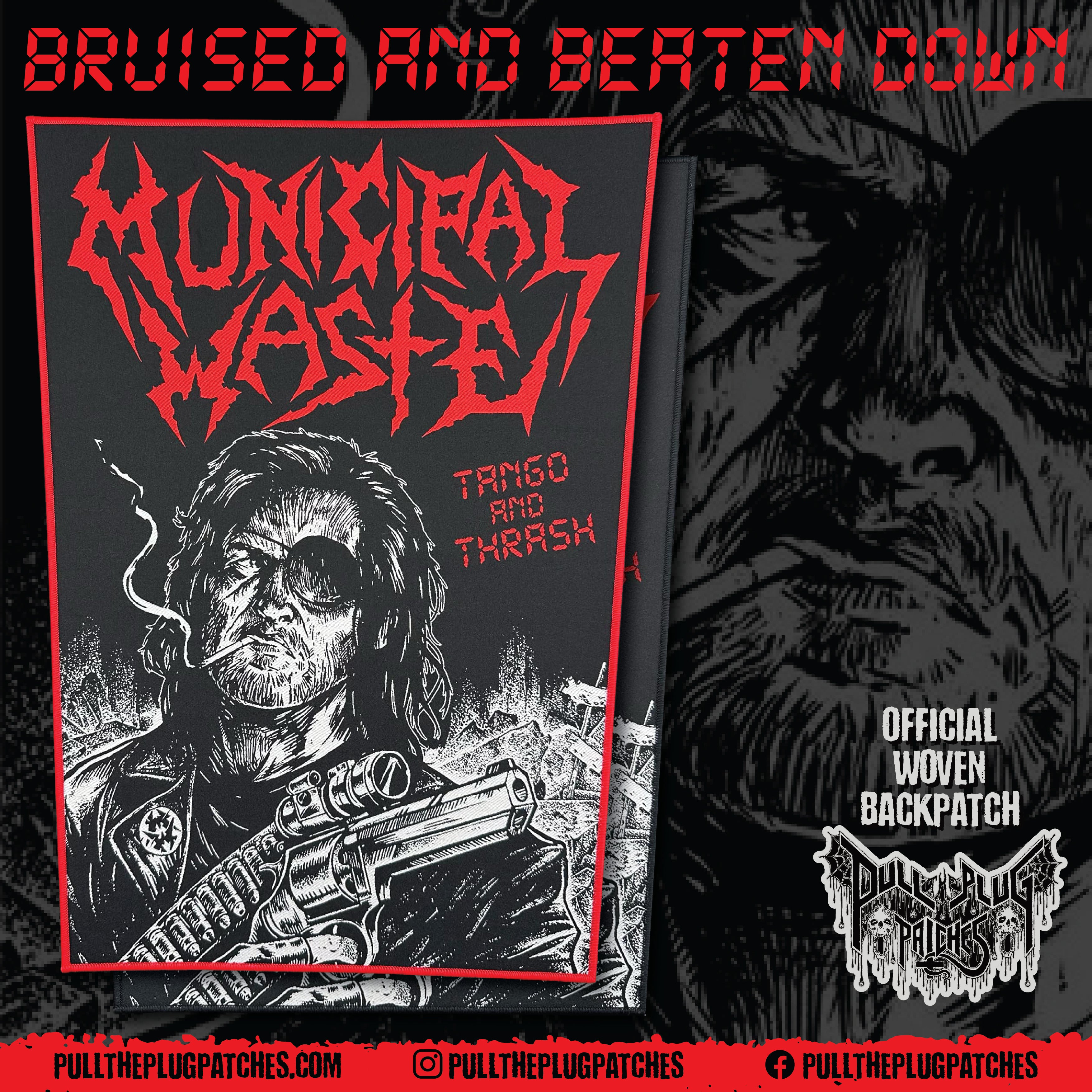 Municipal Waste - Tango And Thrash – Pull The Plug Patches