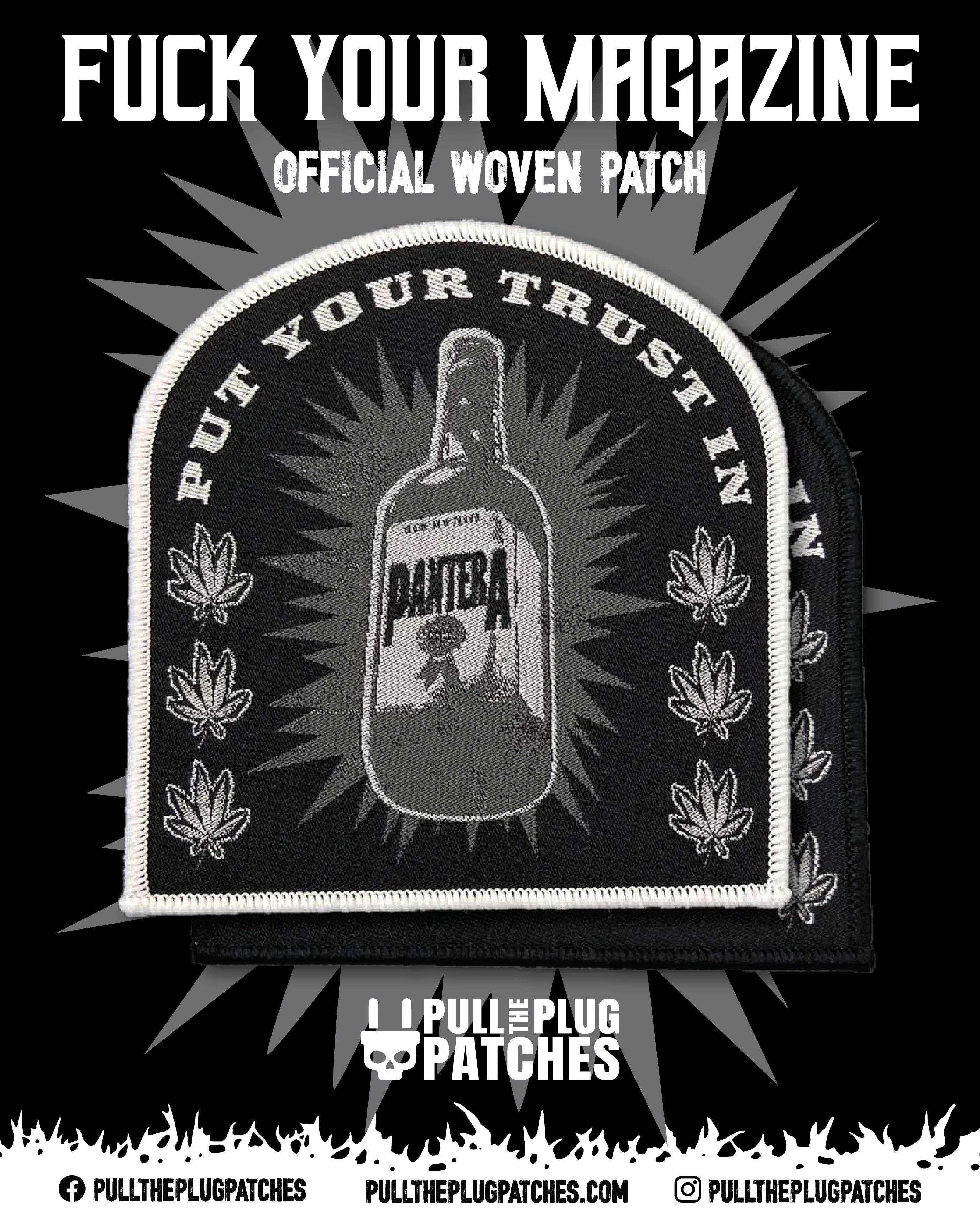 Pantera - Put Your Trust In - Patch – Pull The Plug Patches