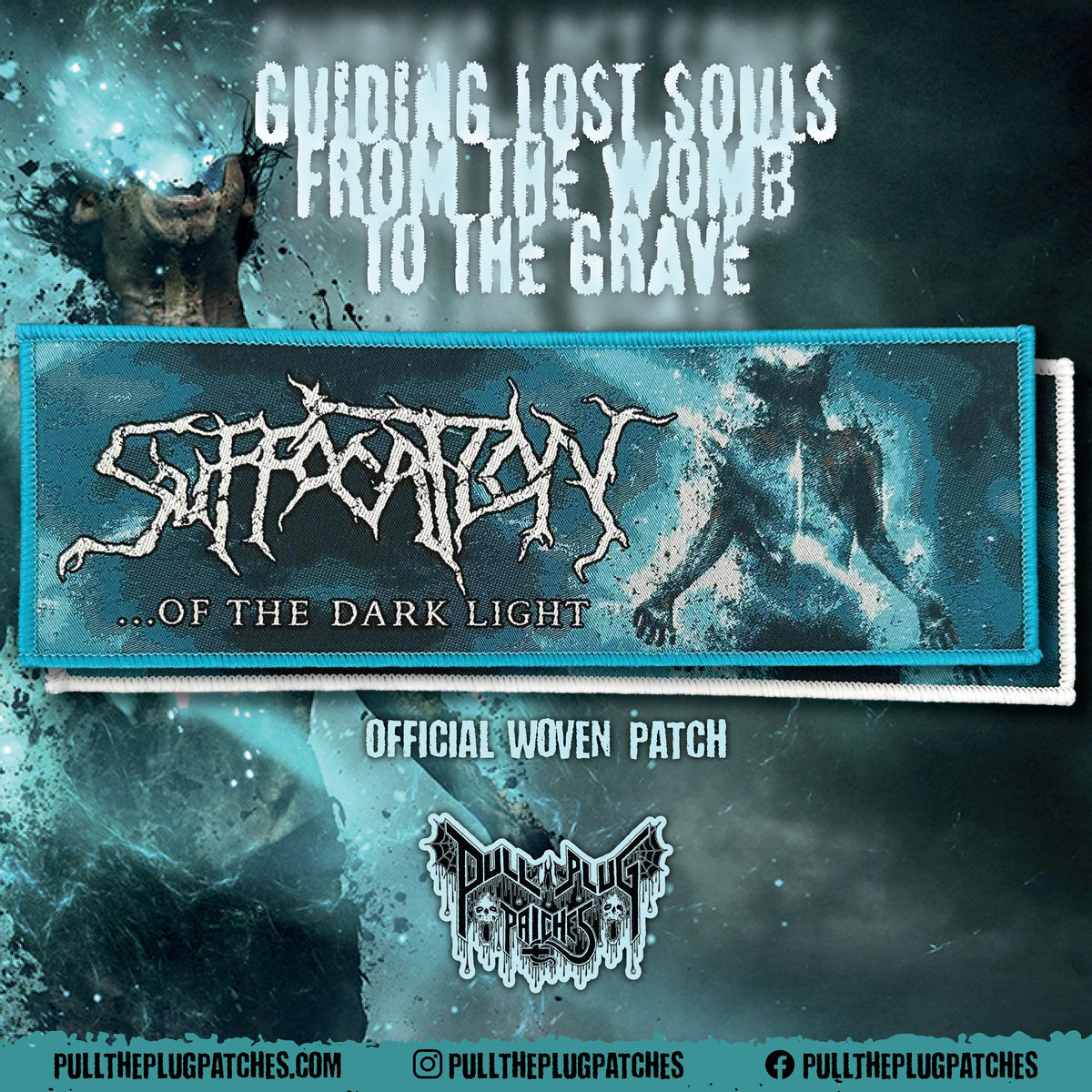Suffocation - ...Of The Dark Light - Strip Patch – Pull The Plug Patches