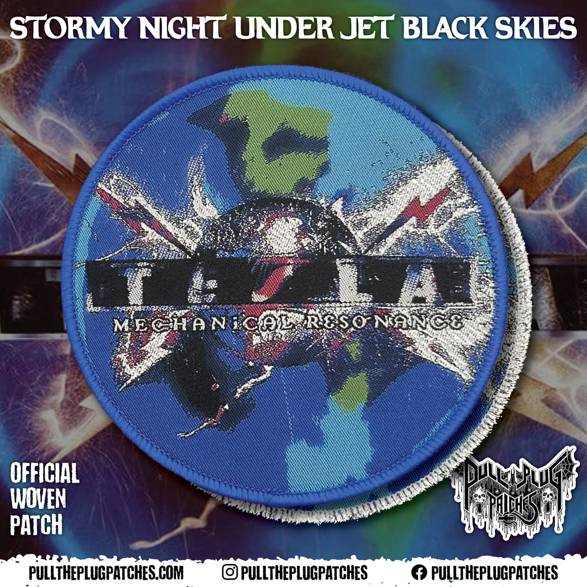 Tesla - Mechanical Resonance – Pull The Plug Patches