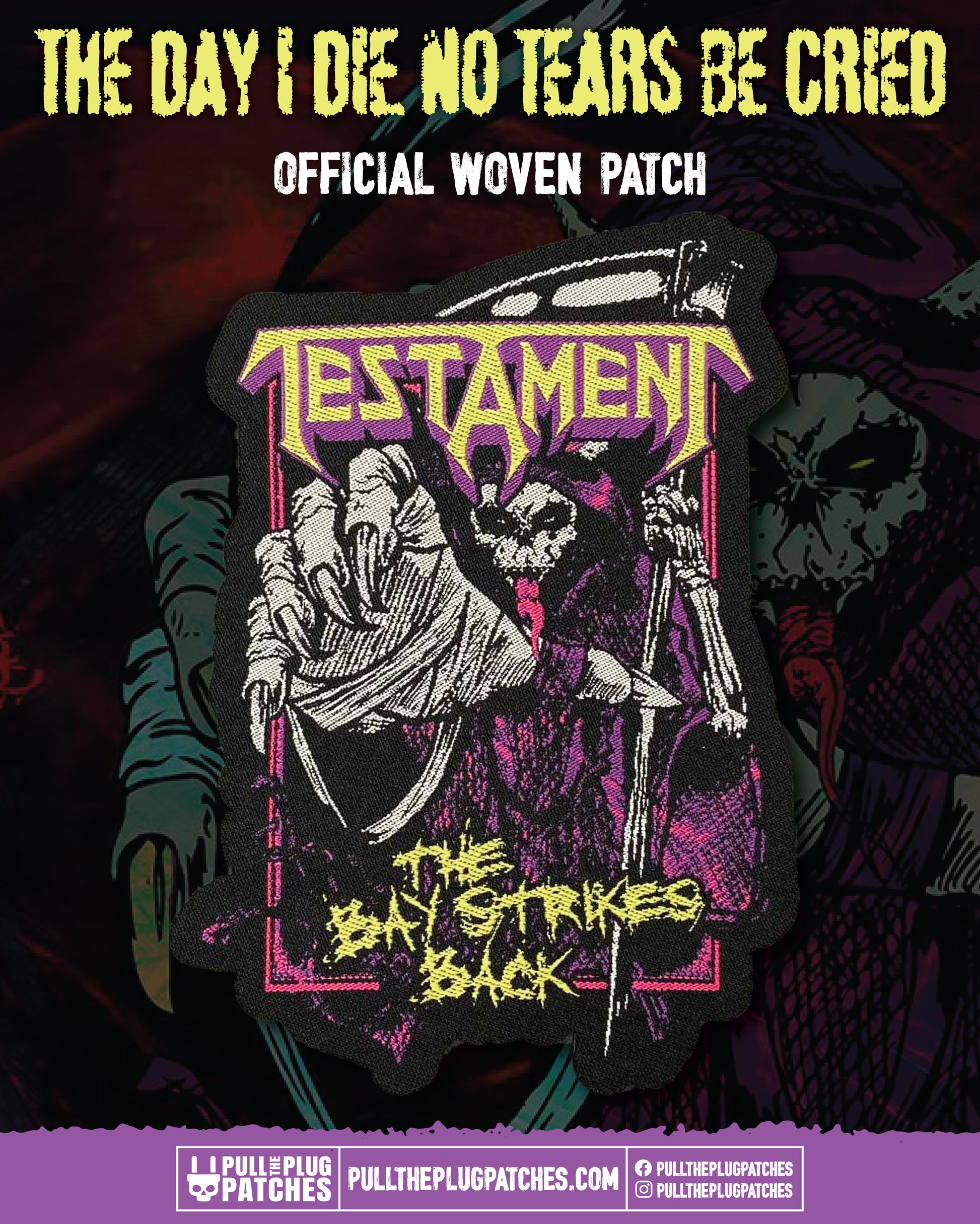Testament - The Bay Strikes Back - Patch – Pull The Plug Patches
