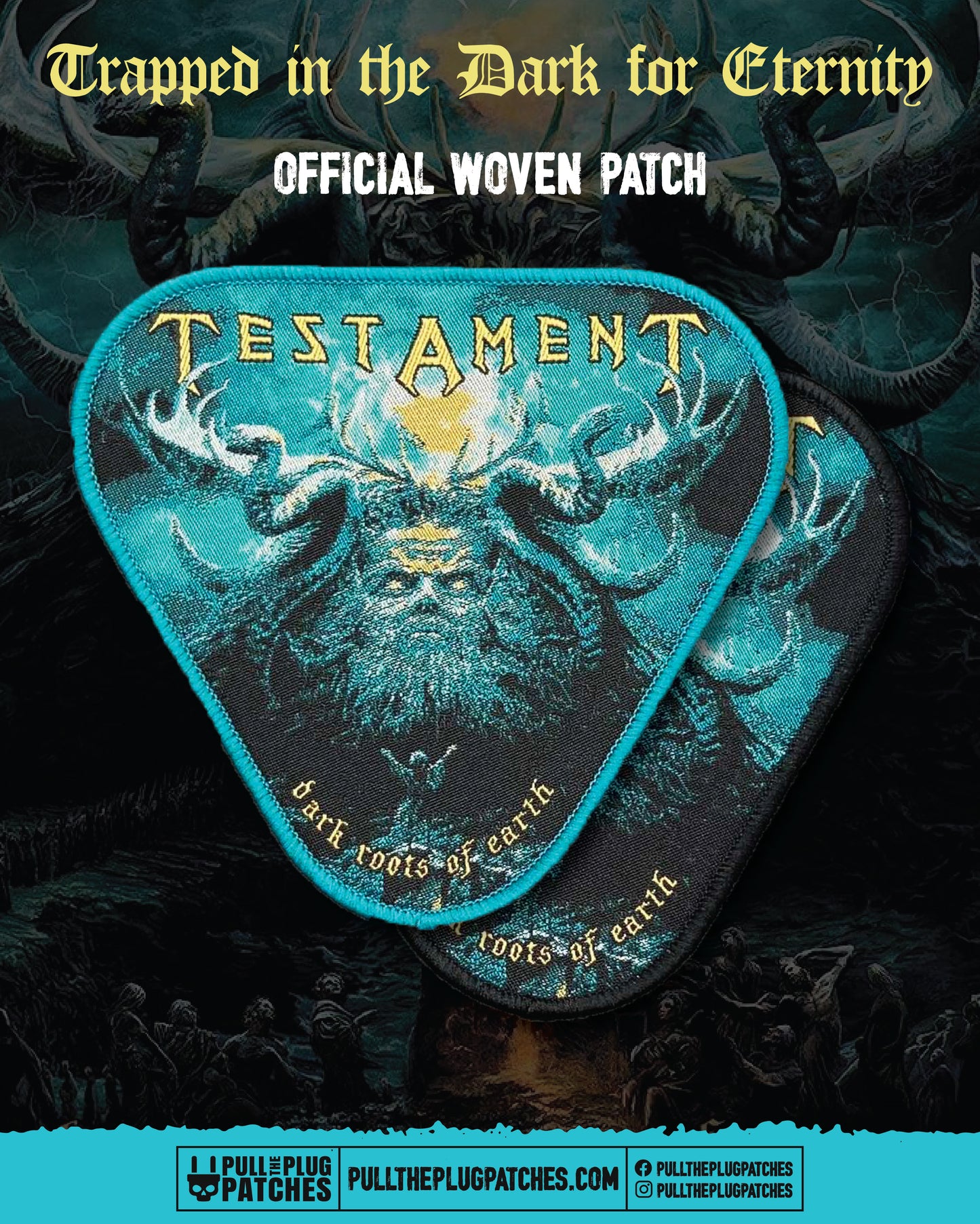 Testament - Dark Roots Of The Earth - Patch – Pull The Plug Patches