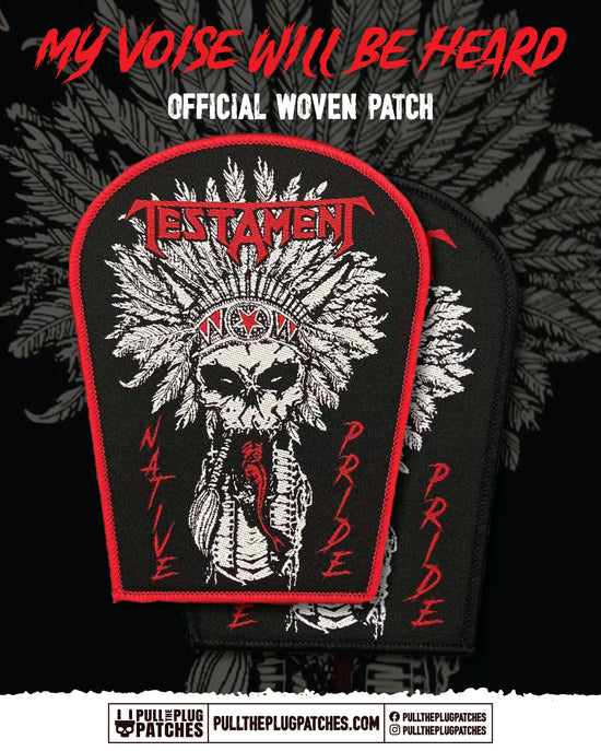 Testament - Native Blood - Patch – Pull The Plug Patches