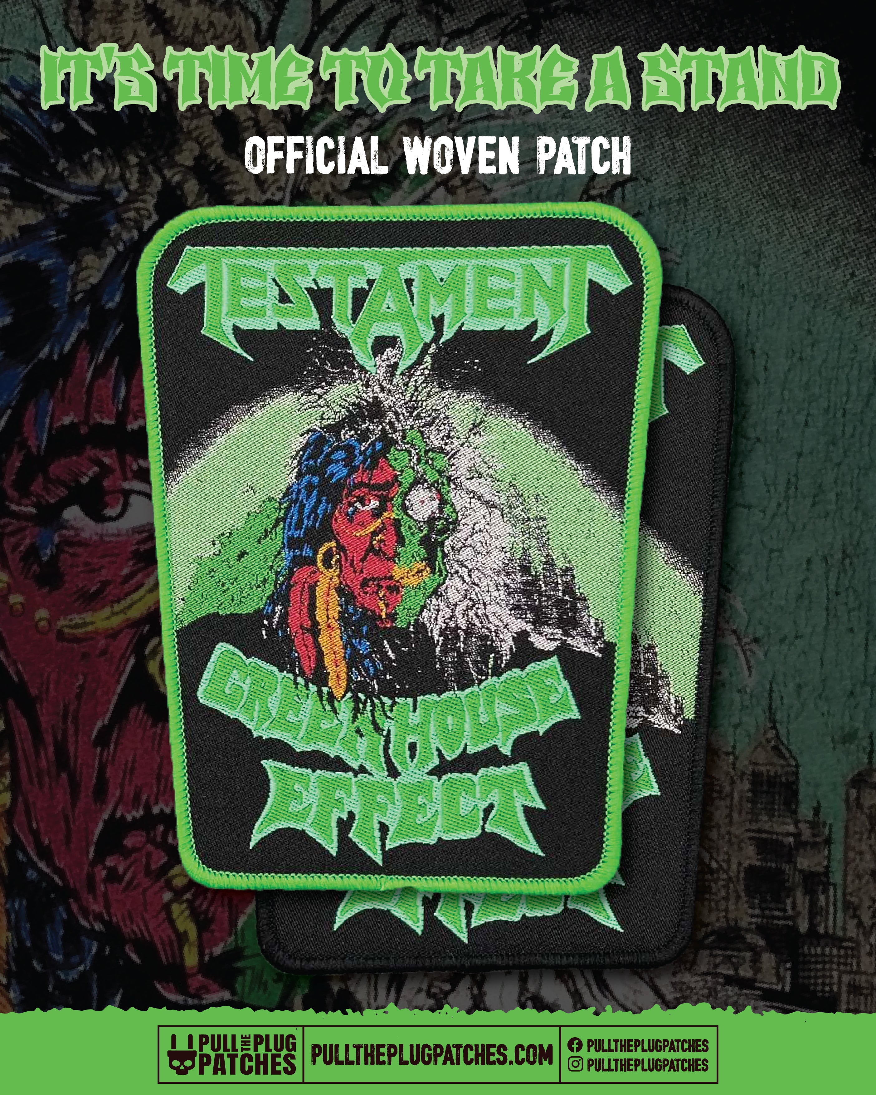 Testament - Greenhouse Effect - Patch – Pull The Plug Patches